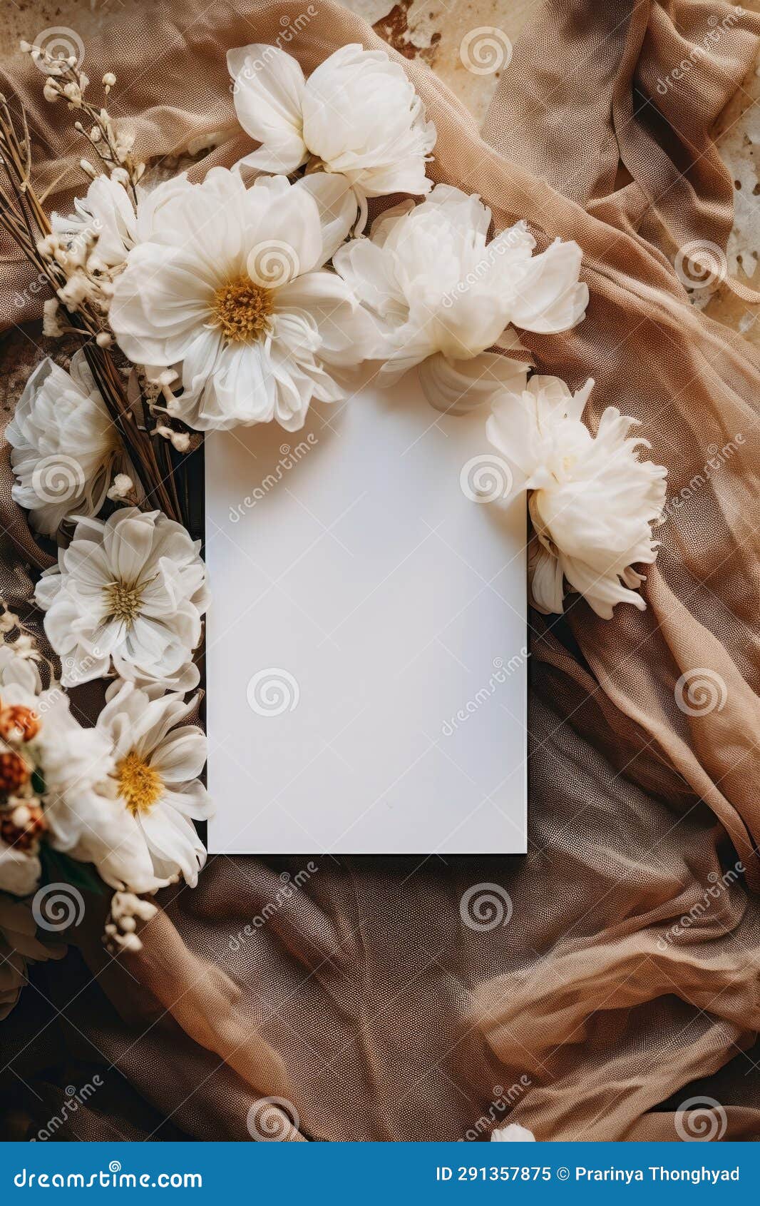 Elegant Simple Greeting Card Mockup White Blank Card Copy Space Images ...