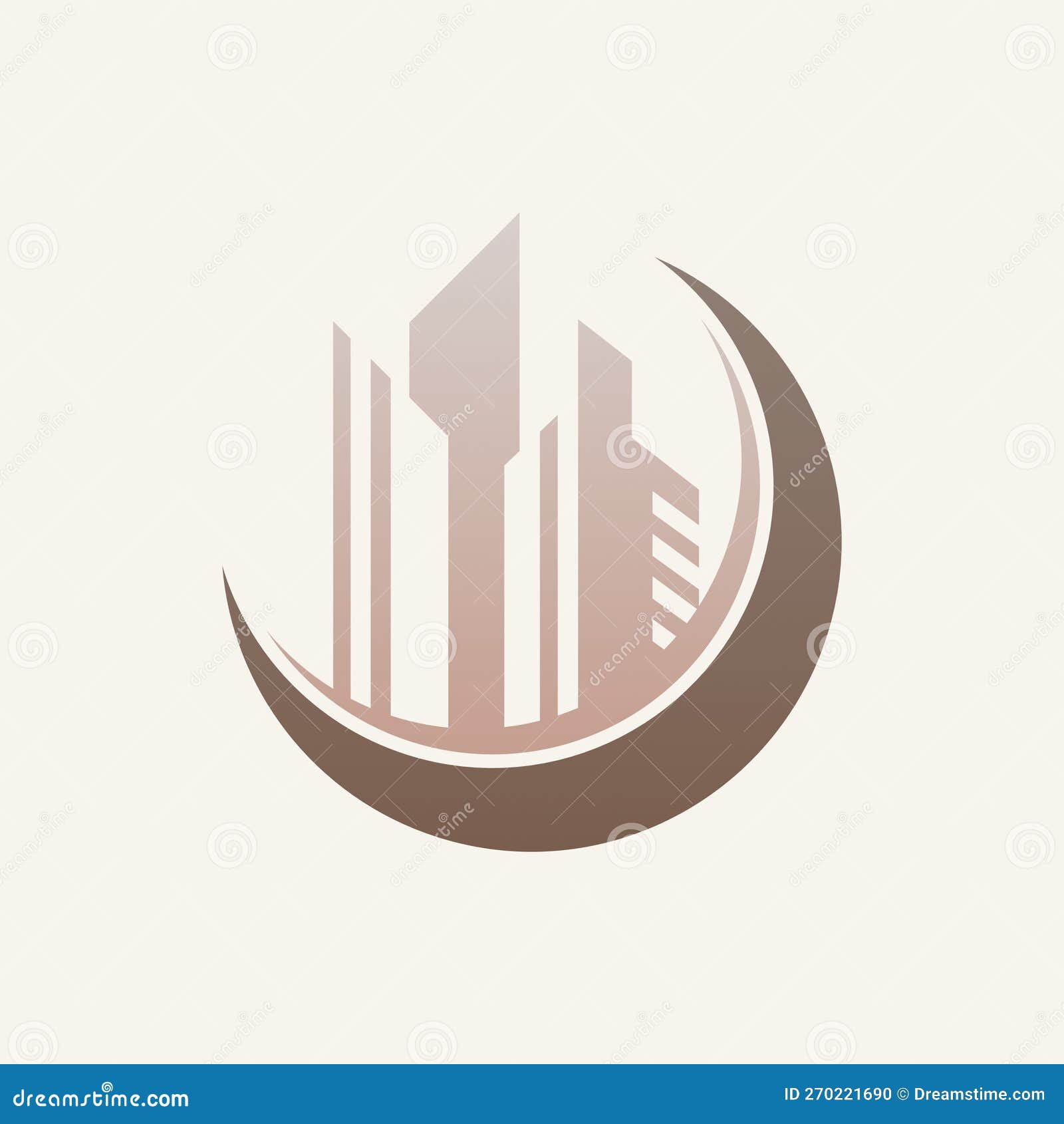 Elegant, Simple and Minimalist Skyscraper Logo Design Stock Vector ...