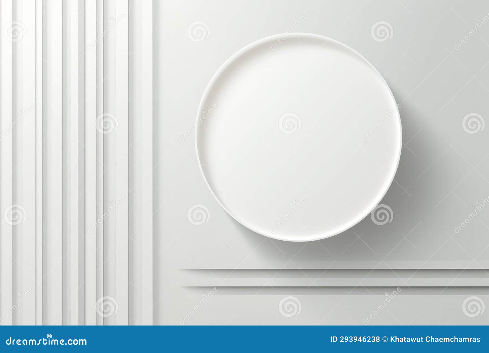 Elegant Simplicity: Minimal White Abstract Design Stock Illustration ...