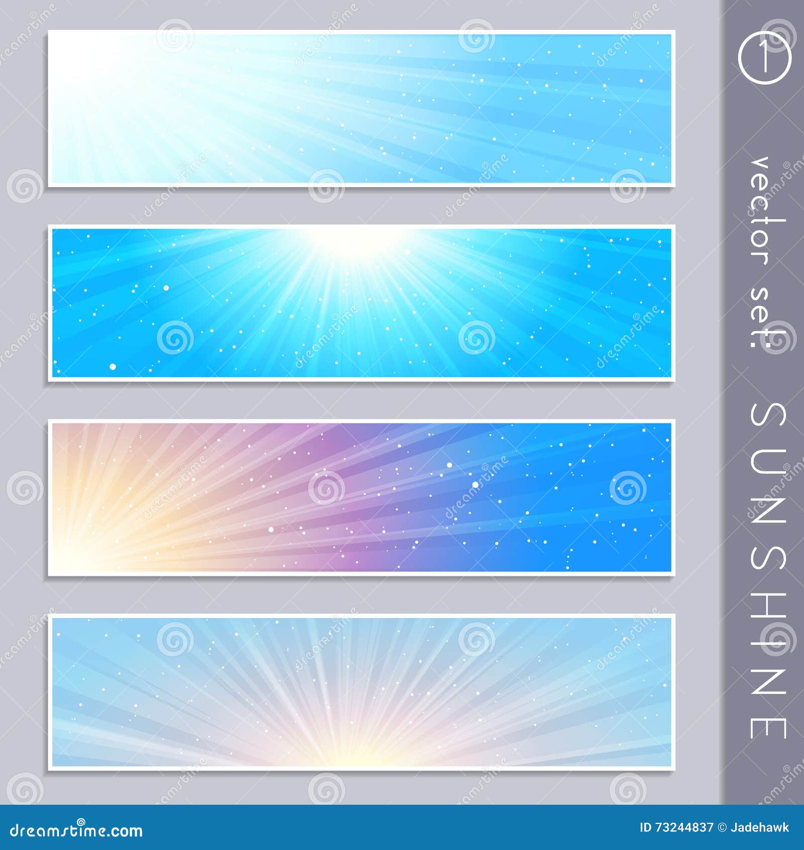 Elegant sky banners stock vector. Illustration of labels - 73244837