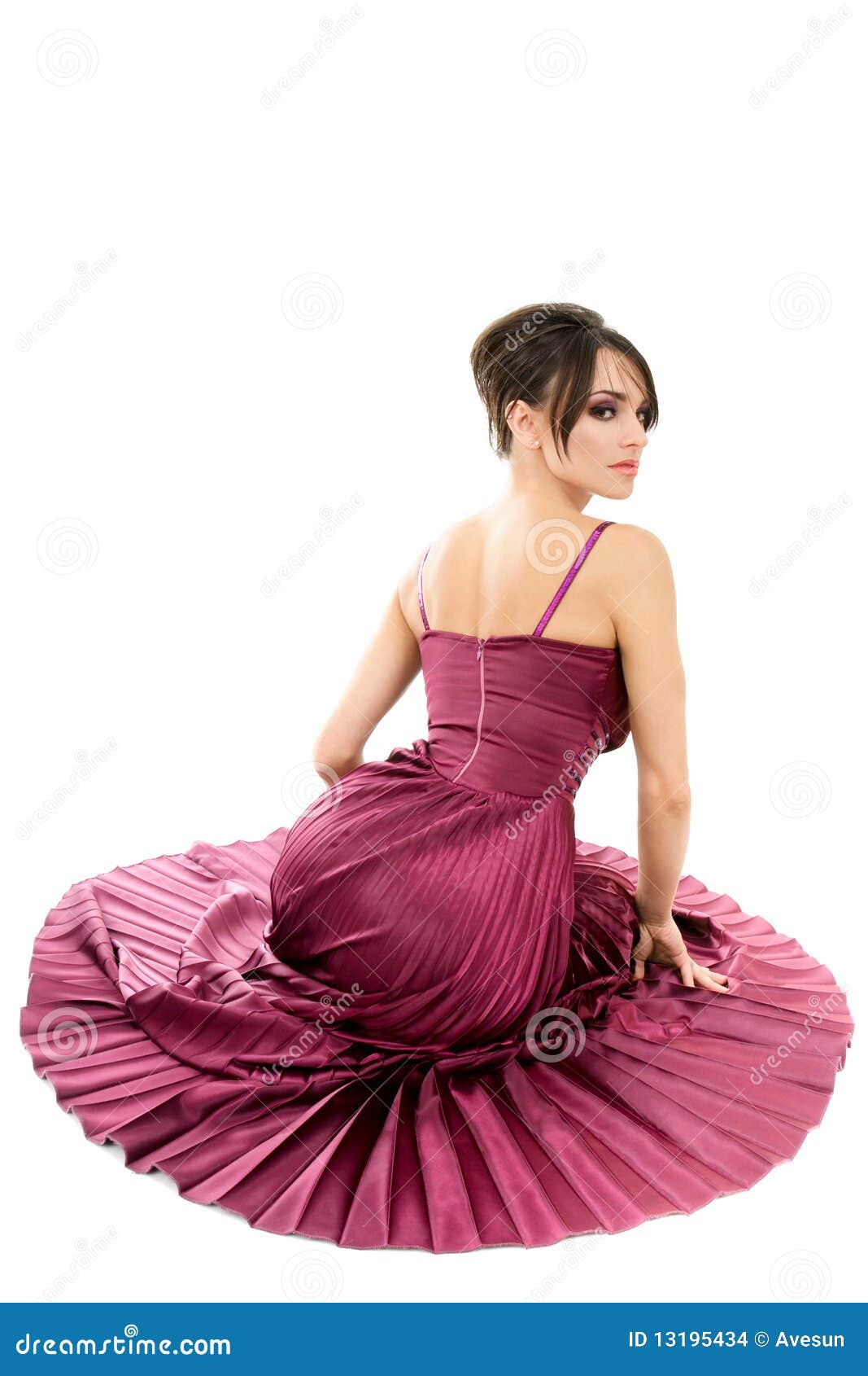 Slender And Young Girl With Beautiful And Fit Body. Woman In Swimsuit ...