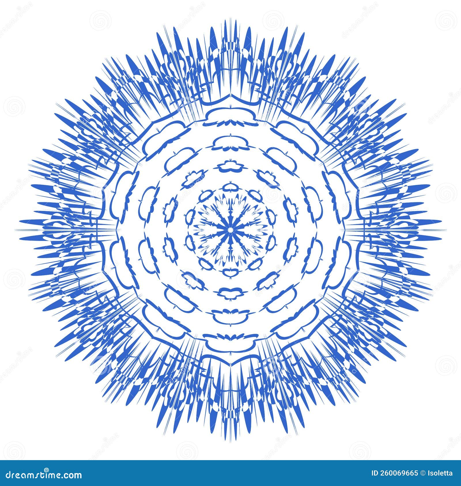 Elegant Snowflake. Vector Design Element Stock Vector - Illustration of ...