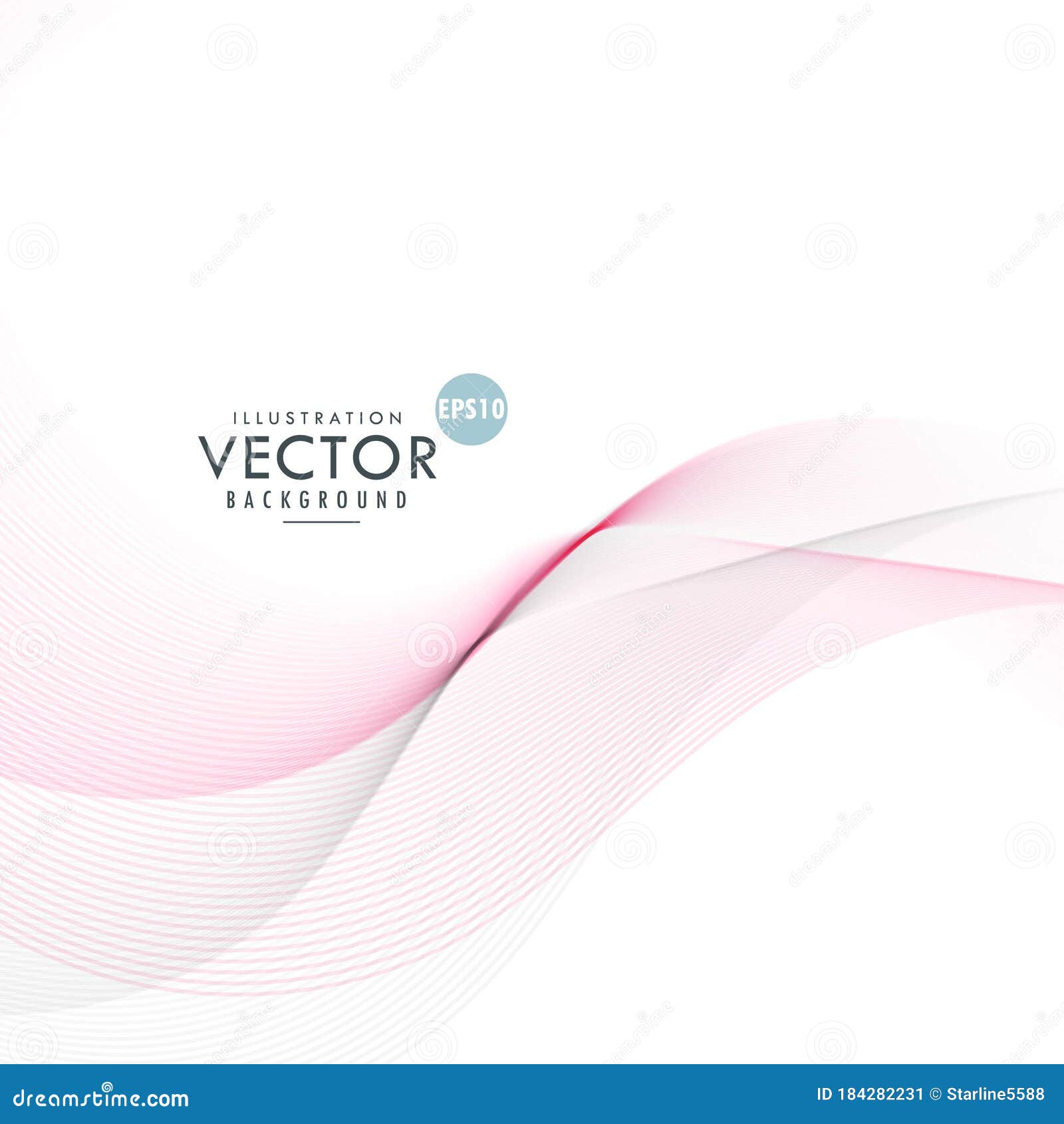 Elegant Soft Pink and Gray Wave Background Stock Vector - Illustration ...