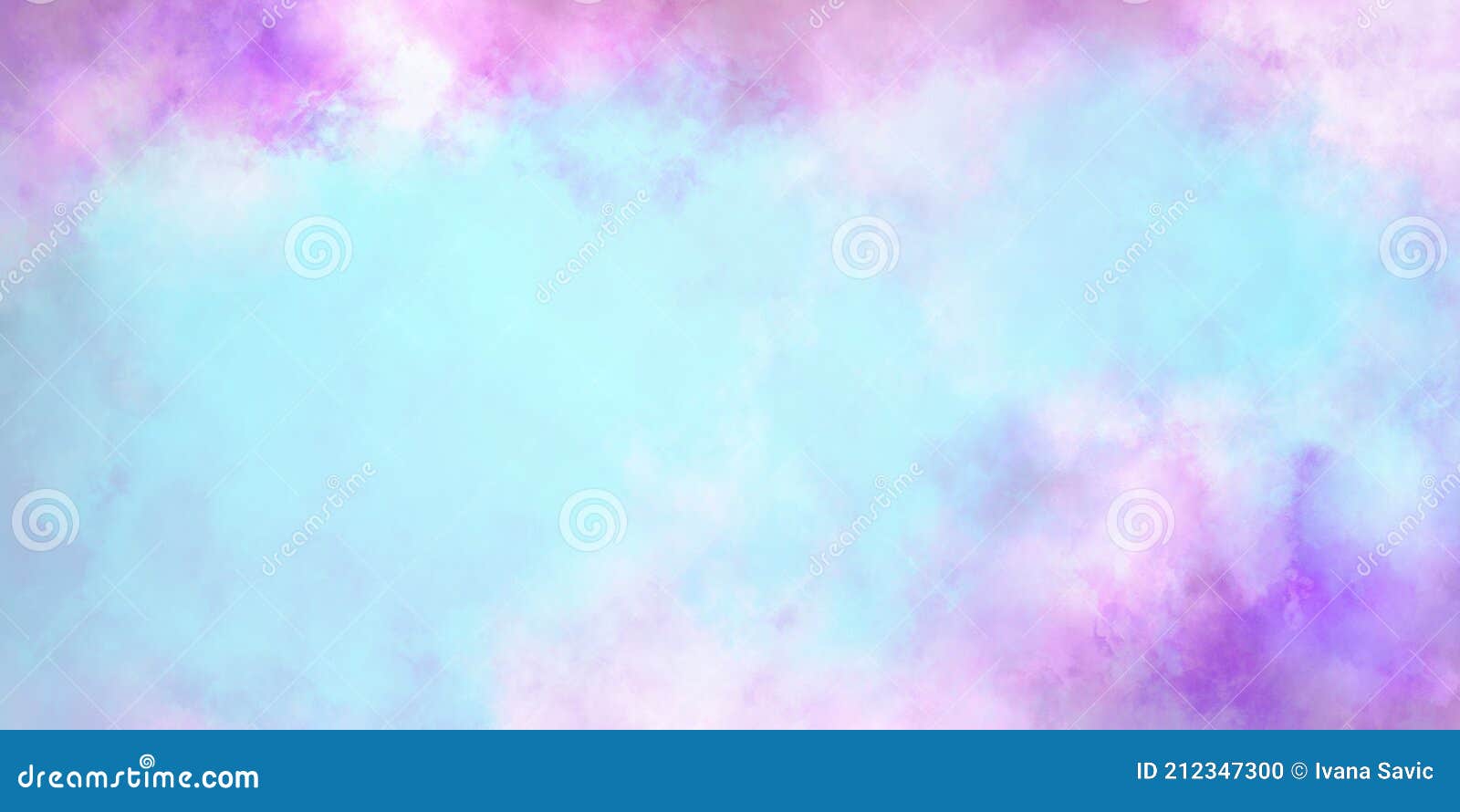 Elegant Soft Pink White Watercolor in the Borders Back with Blue Stock ...