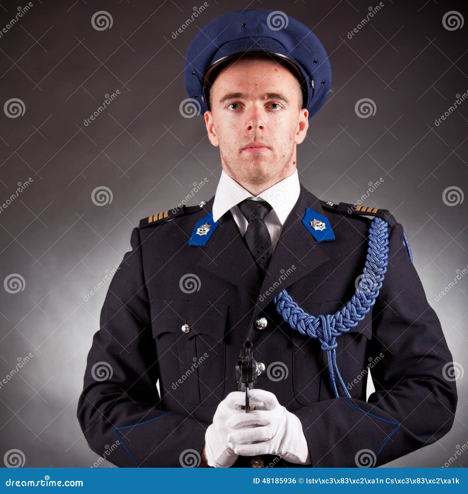 Elegant soldier shoot stock photo. Image of guard, portrait - 48185936