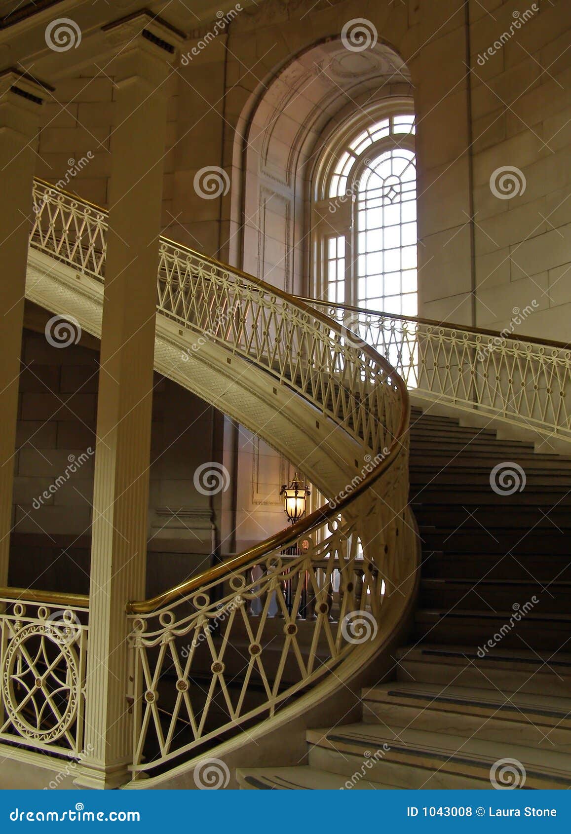 Elegant Staircase stock photo. Image of elegant, banister - 1043008