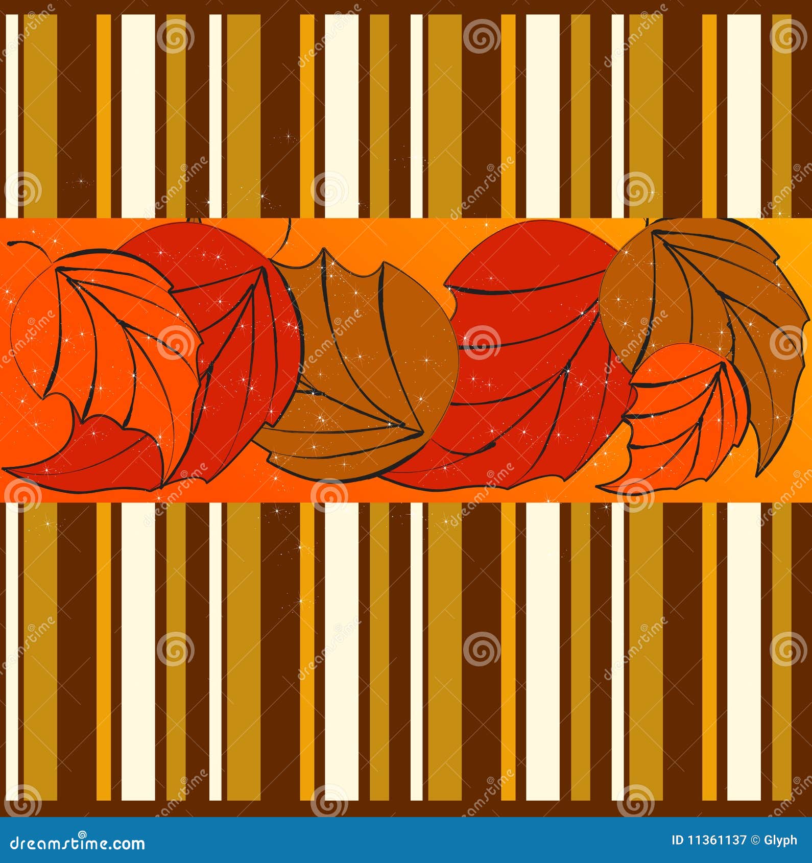 Elegant Striped Autumn Background Stock Vector - Illustration of design ...