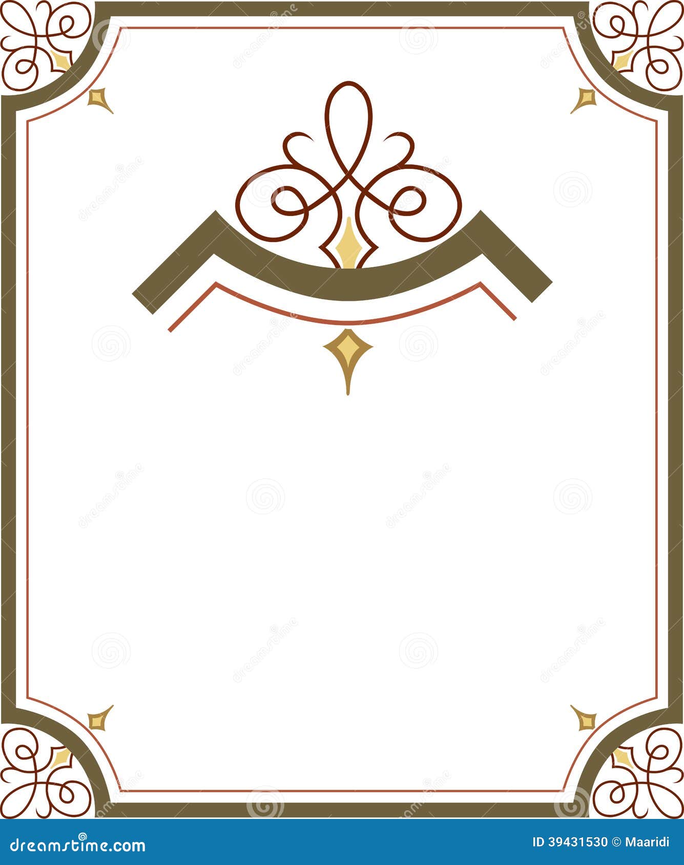 Elegant and Stylish Border Frame Stock Vector - Illustration of ...