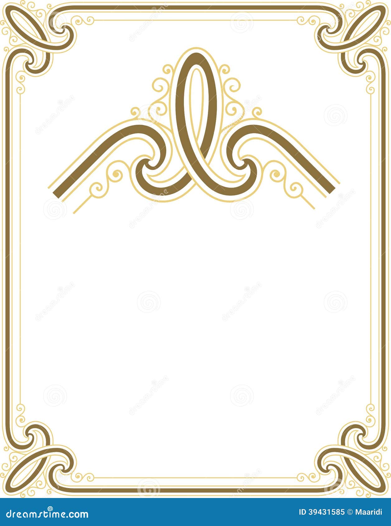 Elegant and Stylish Border Frame Stock Vector - Illustration of ...