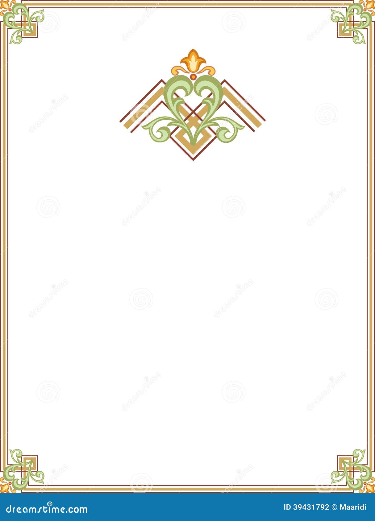 Elegant and Stylish Border Frame Stock Vector - Illustration of border ...