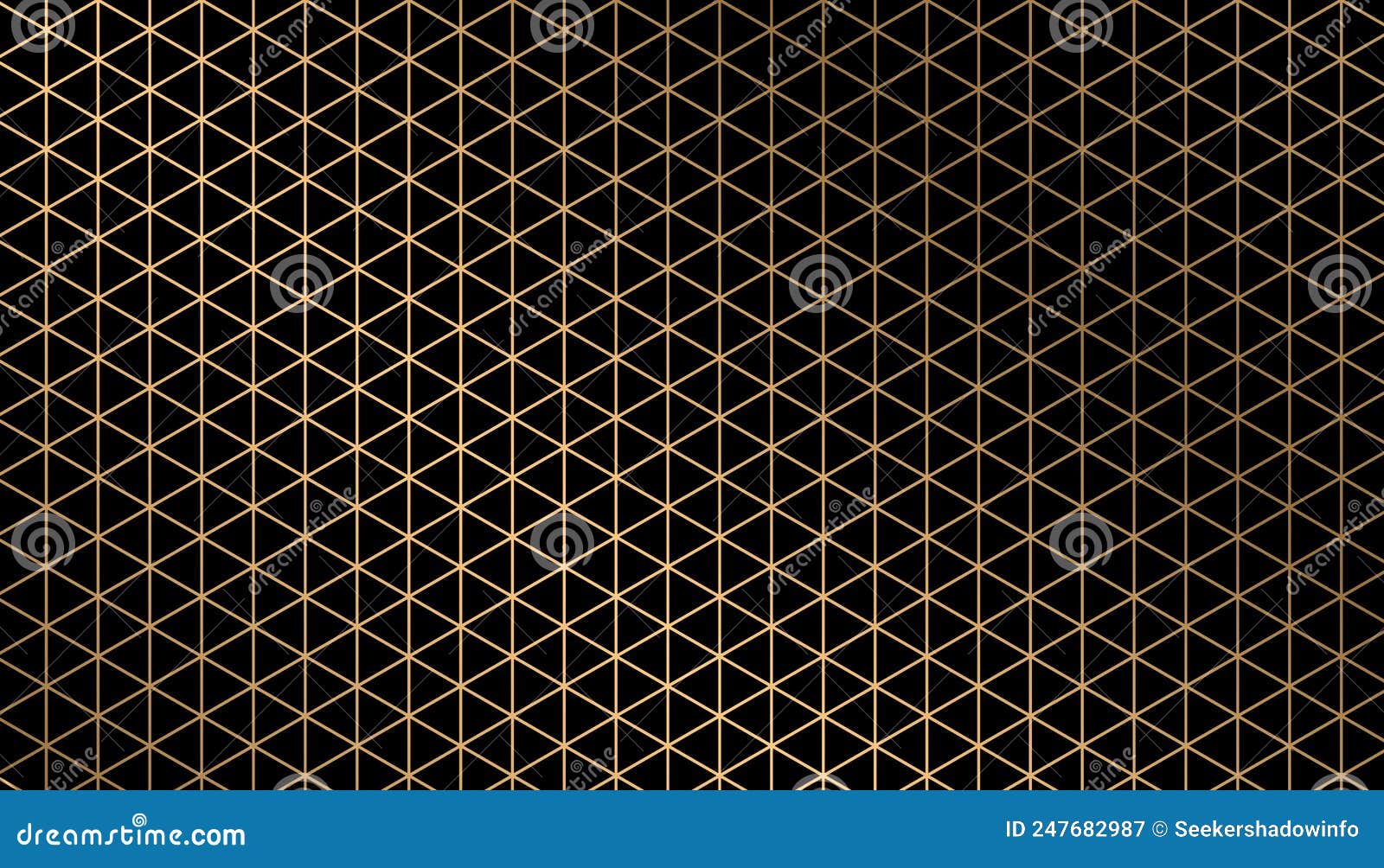 Elegant Stylish Hexagon Line Pattern Background. Gold Hexagon Lines ...