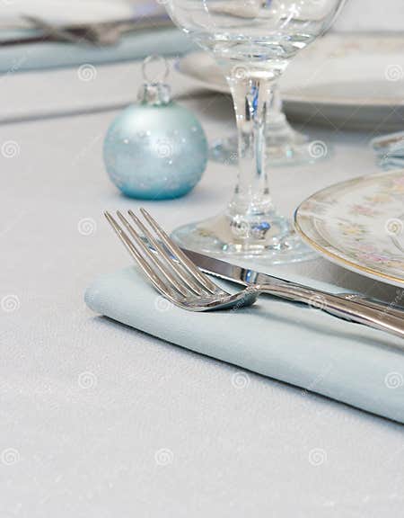 Elegant Table Setting stock image. Image of light, neat - 11063507