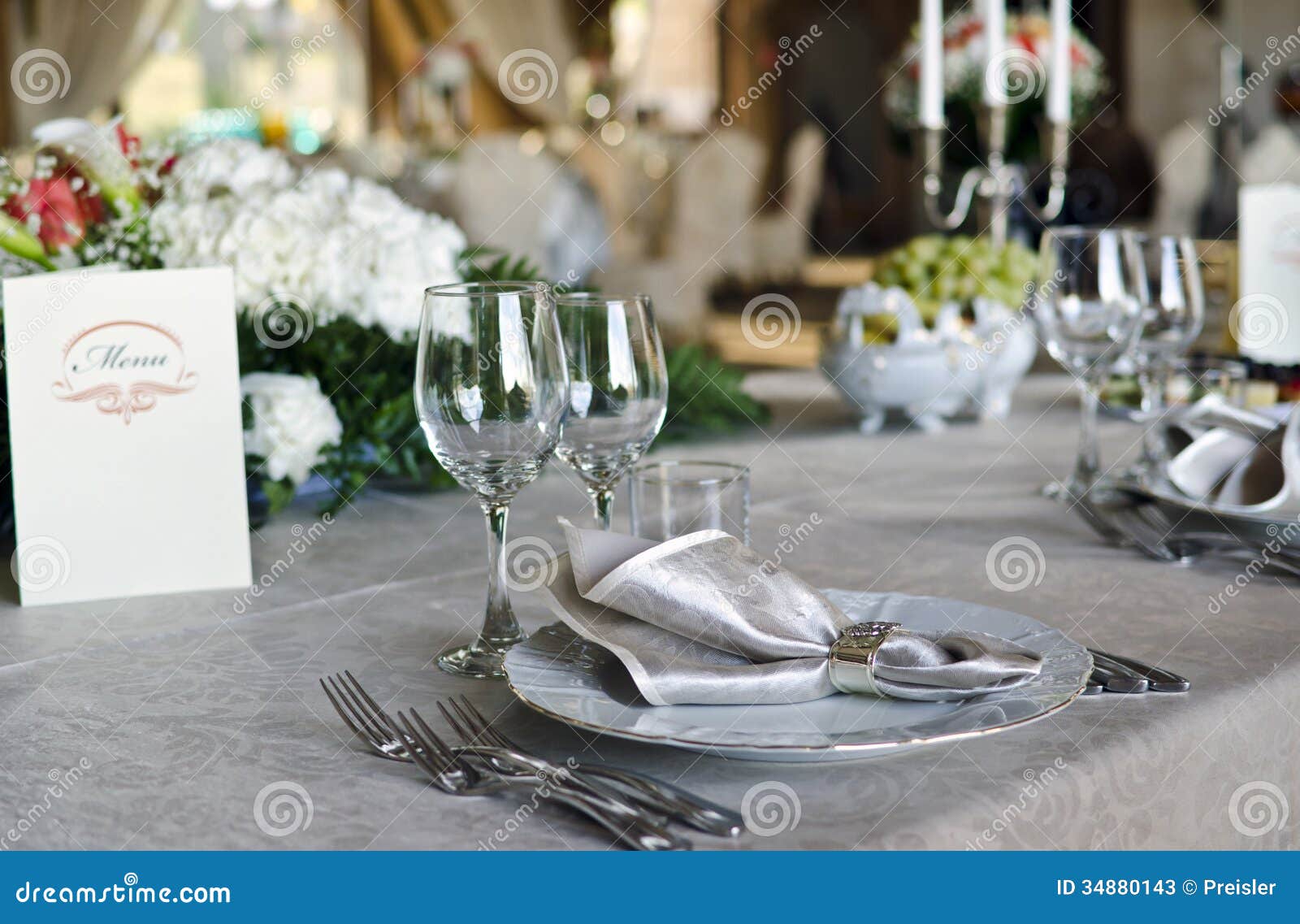 Elegant Table Setting Stock Photos - Image: 34880143 Elegant Table Setting Stock Photos - Image: 34880143