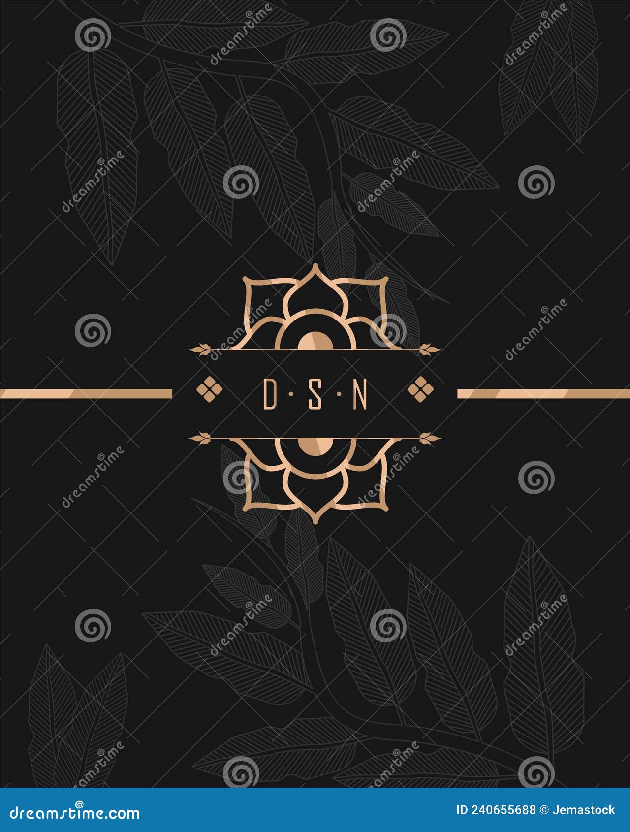 Elegant template design stock vector. Illustration of pattern - 240655688