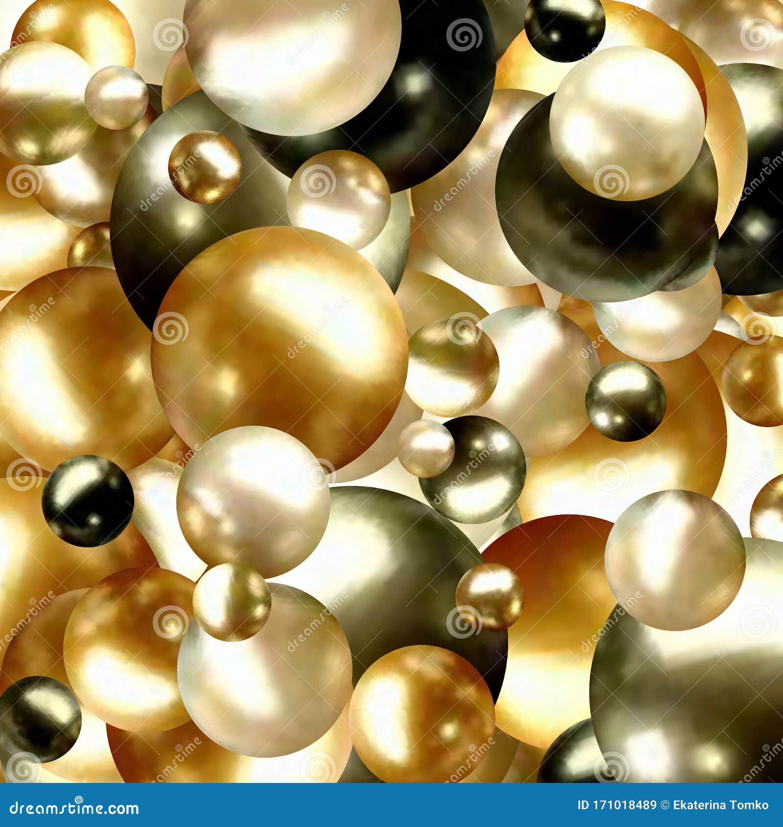 Elegant Template with Pearl Pattern. Vector Design for Banners, Cards ...