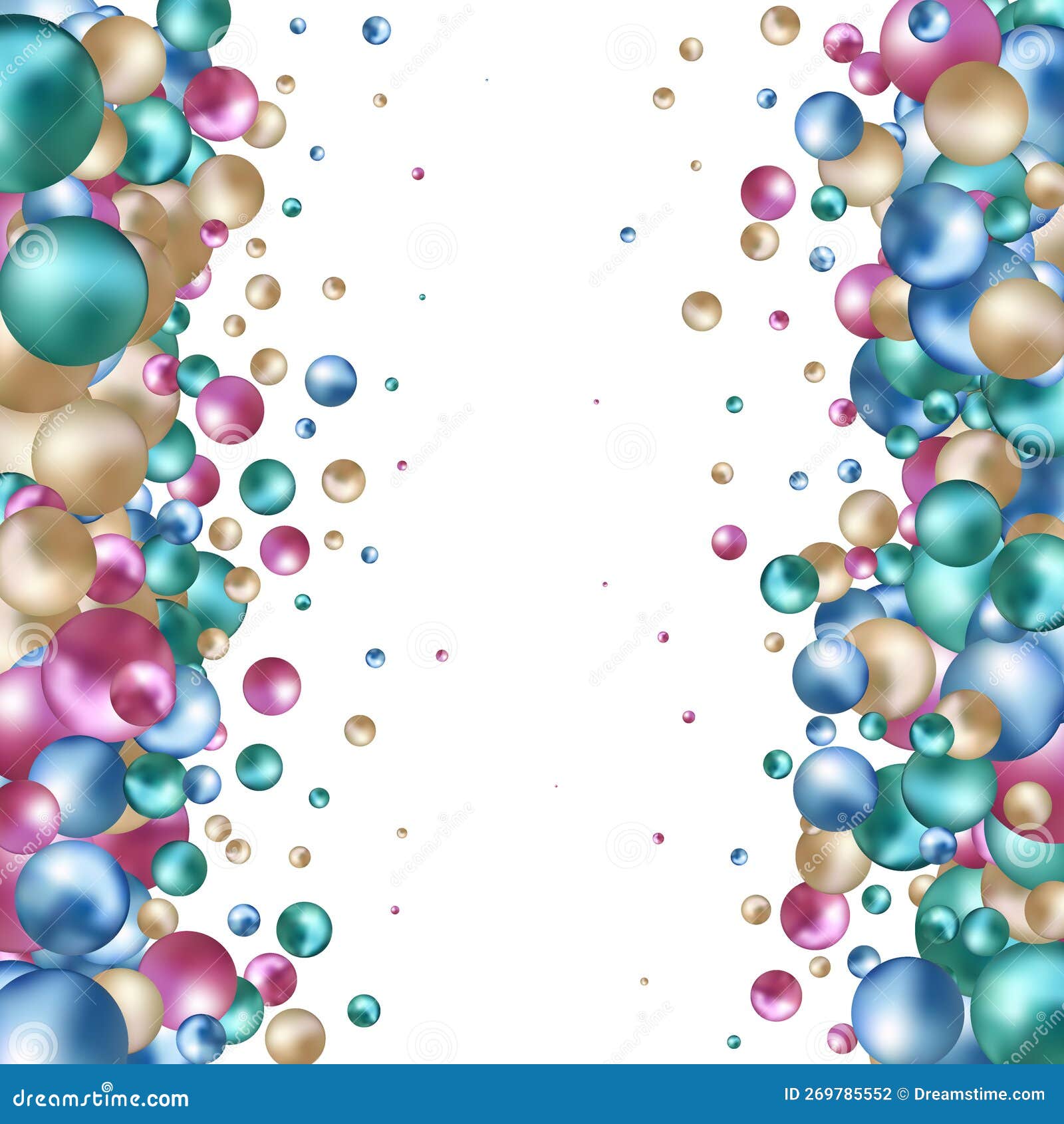 Elegant Template with Pearl Pattern. Vector Design for Banners, Cards ...