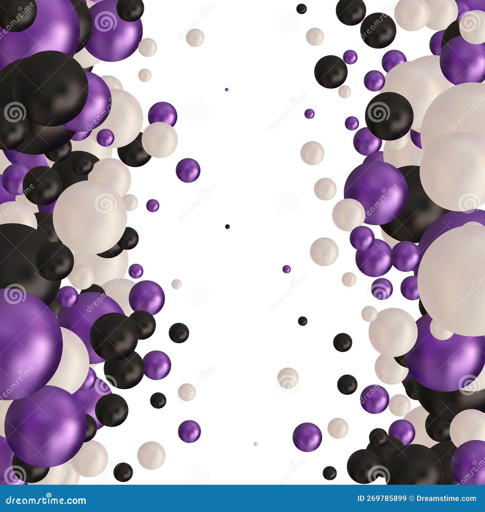 Elegant Template with Pearl Pattern. Vector Design for Banners, Cards ...