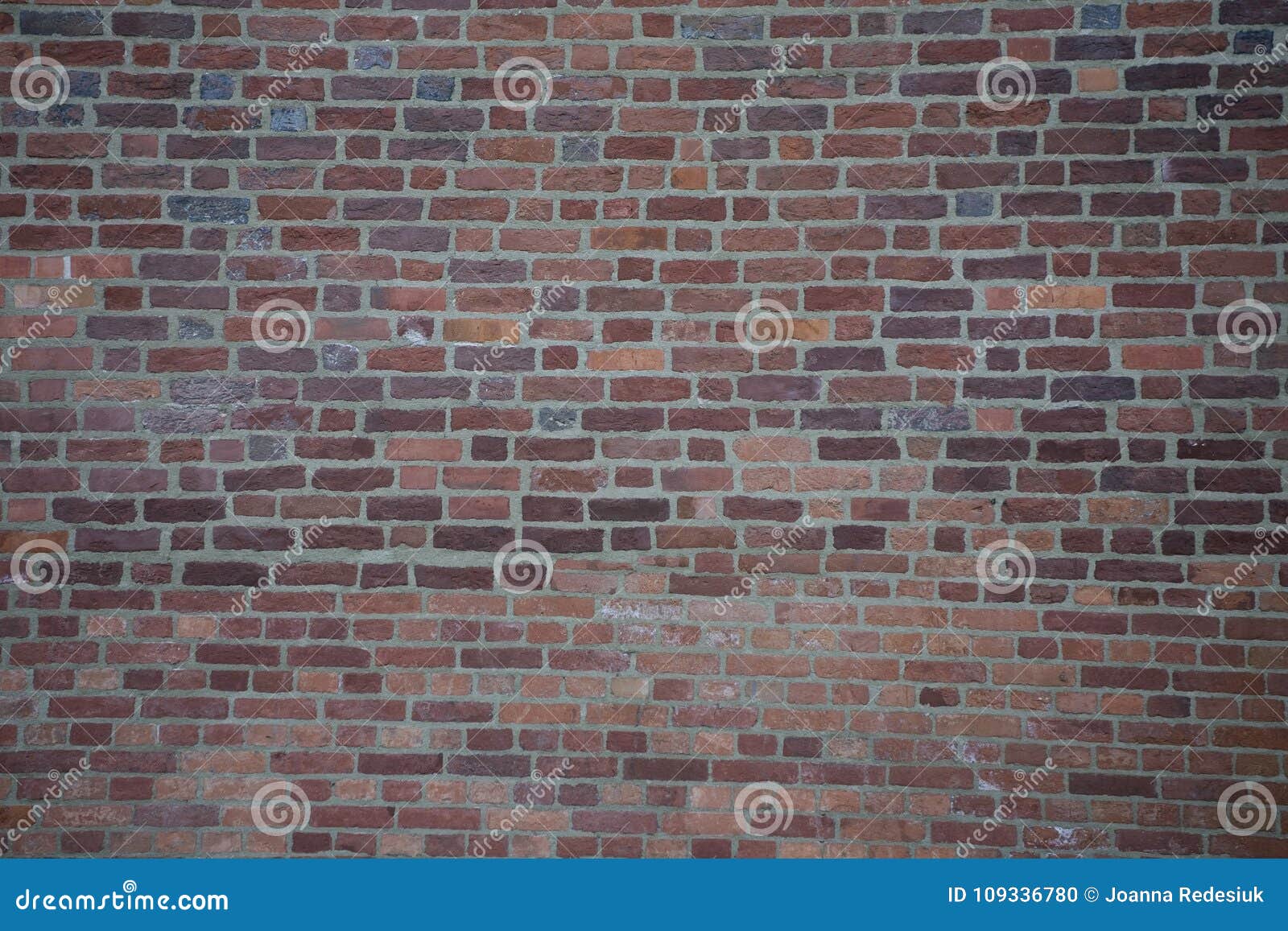 Texture of a Wall Made of Red Bricks with a White Mortar Stock Photo ...