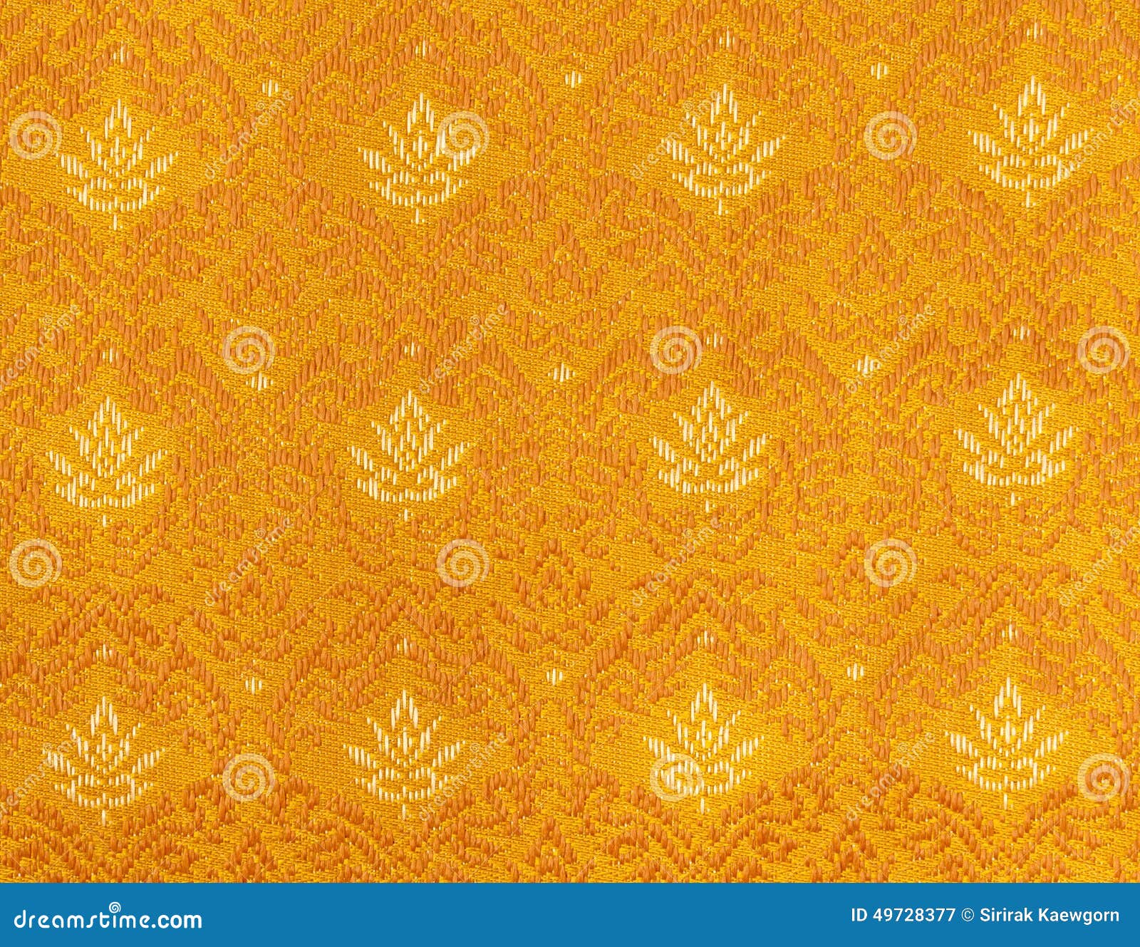 Elegant Thai Pattern Fabric Stock Image - Image of wallpaper, texture ...