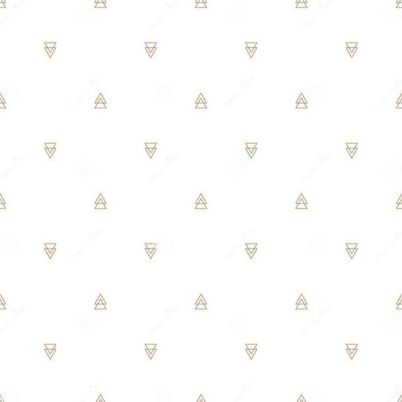 Elegant Thin Line Triangle Geometric Vector Pattern. Stock Vector ...