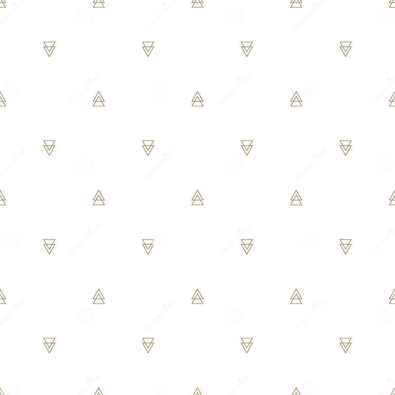 Elegant Thin Line Triangle Geometric Vector Pattern. Stock Vector ...