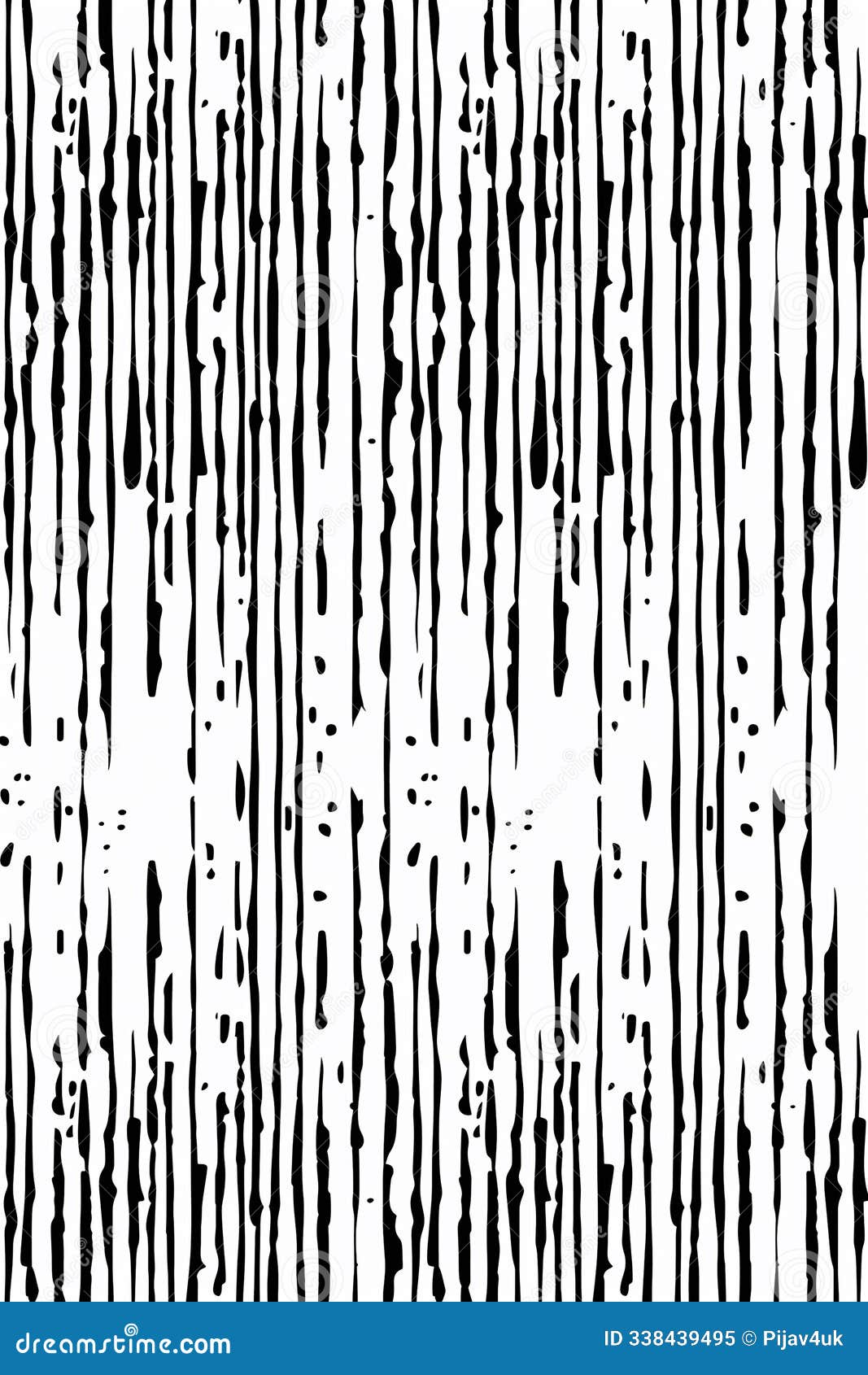 Elegant Thin Vertical Dashes Pattern Design in Black and White Stock ...