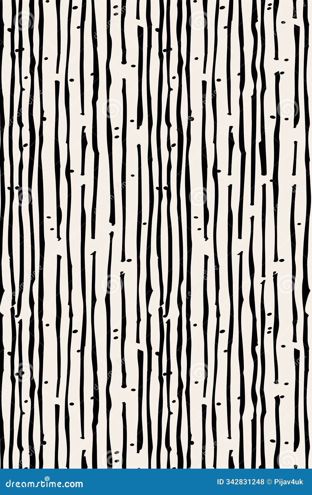 Elegant Thin Vertical Dashes Pattern Design in Black and White Stock ...