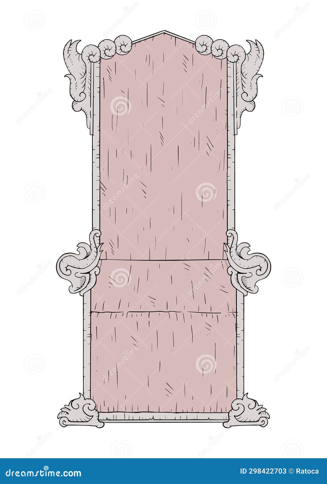 Elegant thorne draw stock vector. Illustration of crown - 298422703