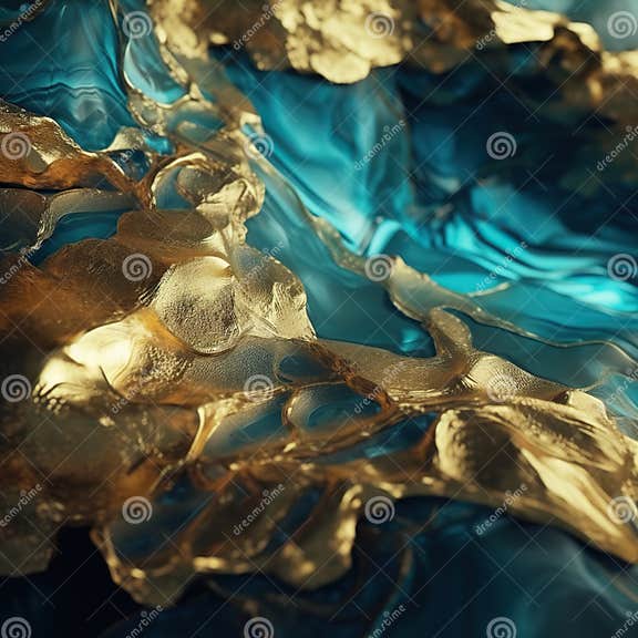 Elegant Tile Texture of Marbled Gold, Ice Blue, Jade and Charcoal ...