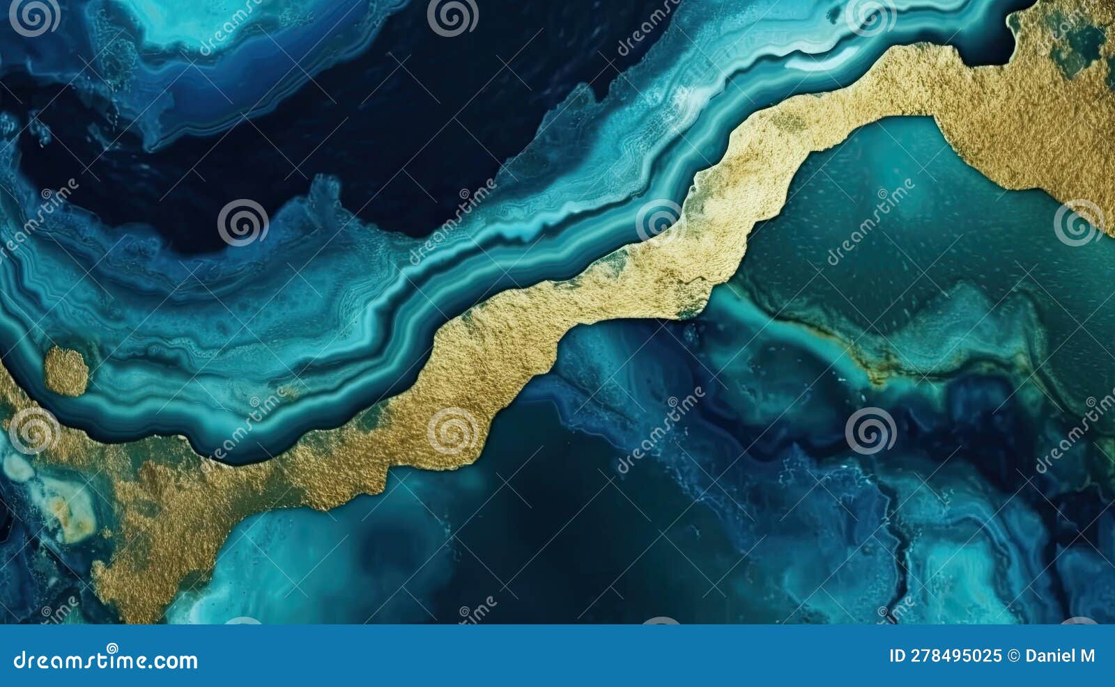 Elegant Tile Texture of Marbled Gold, Ice Blue, Jade and Charcoal ...