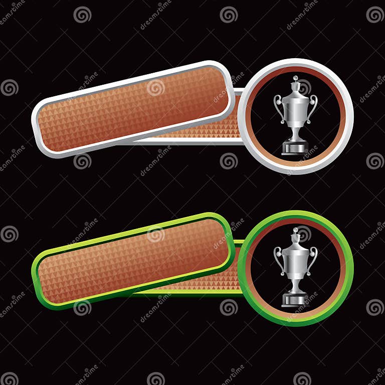 Elegant trophy banners stock vector. Illustration of games - 10897318