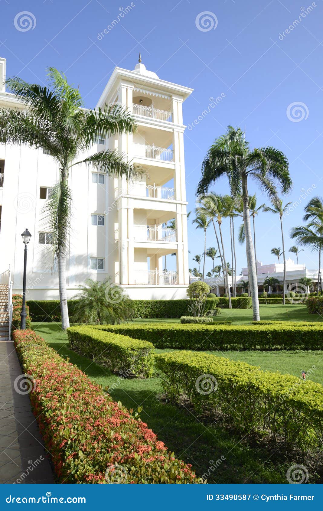 Elegant tropical resort stock image. Image of large, tropical - 33490587