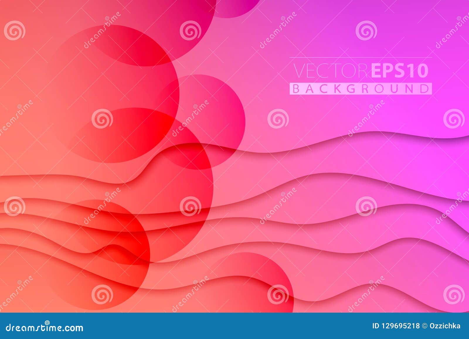 Elegant Vector Abstract Background. Red and Magenta Colors Abstract ...
