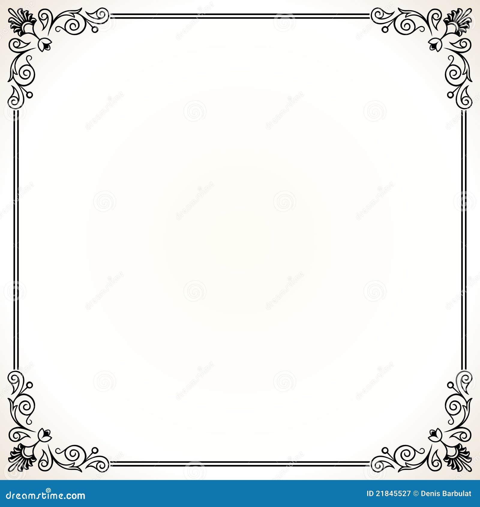 Elegant vector frame stock vector. Illustration of graphic - 21845527