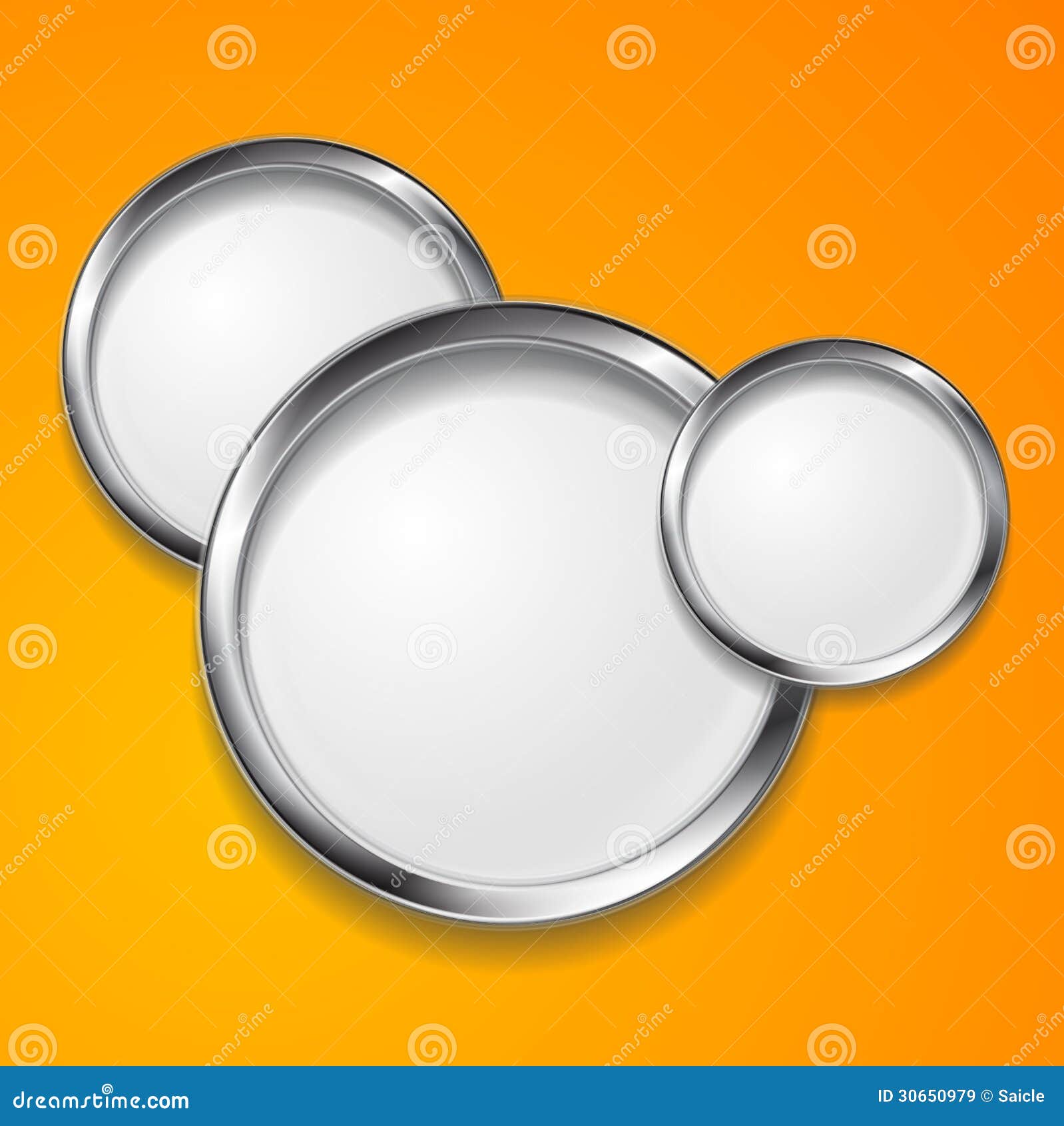 Elegant Vector Round Shapes Royalty Free Stock Images - Image: 30650979