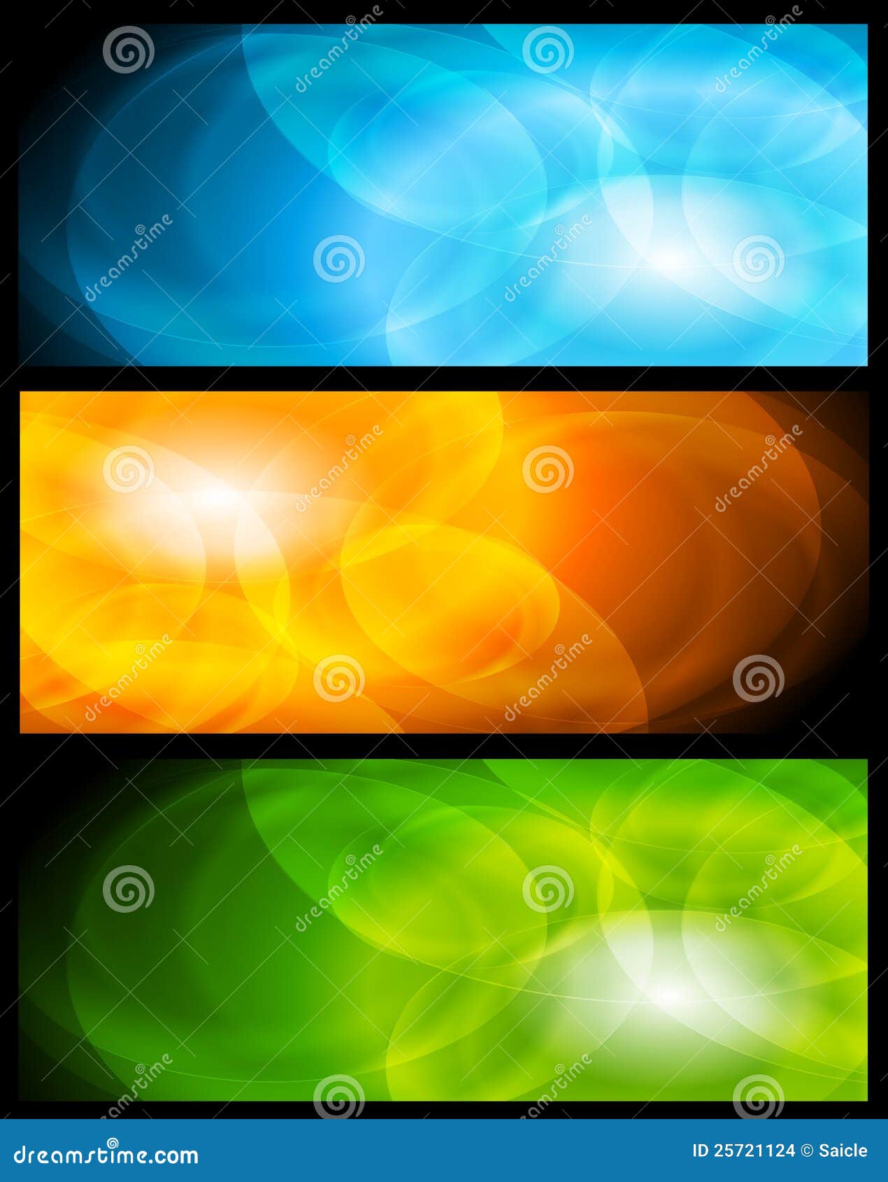 Elegant vibrant banners stock vector. Illustration of motion - 25721124