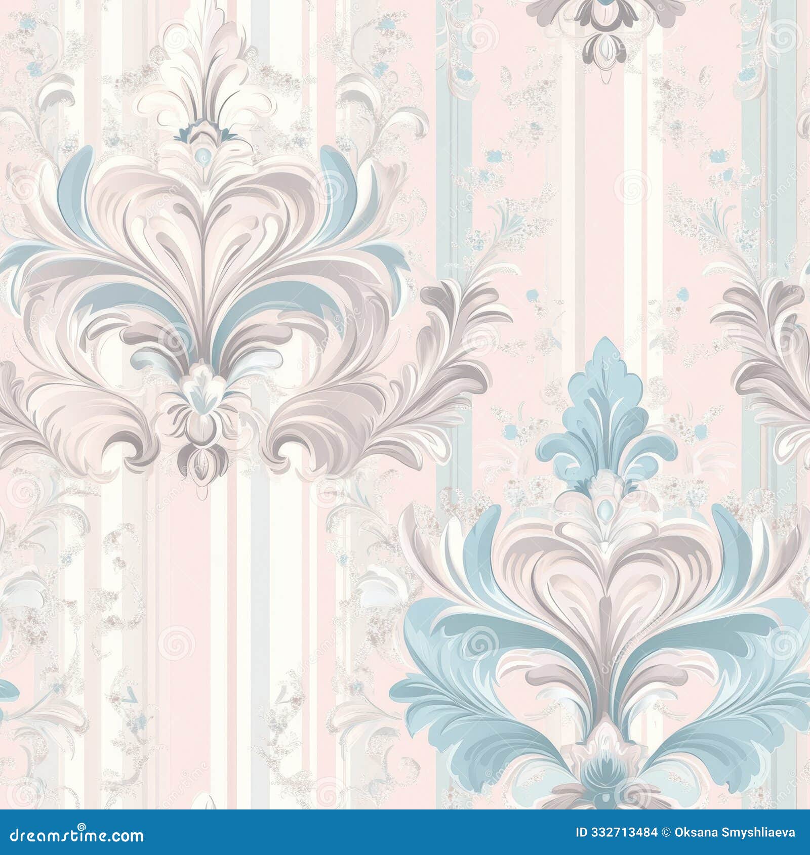 Elegant Victorian Wallpaper Design with Floral Patterns Stock Photo - Image of swirl, victorian ...