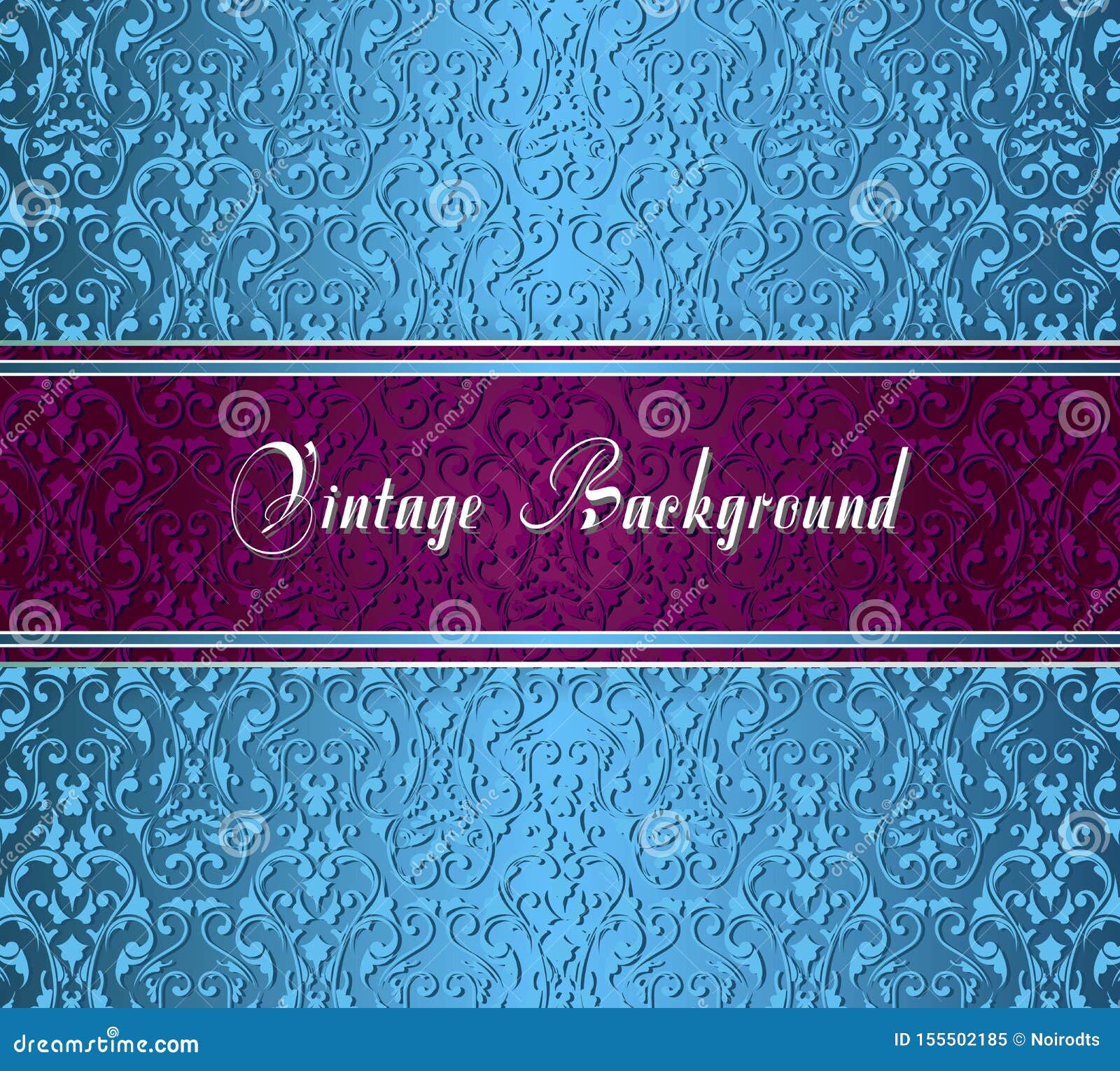 Elegant Vintage Card. Design Background with Ornate Vintage Pattern ...