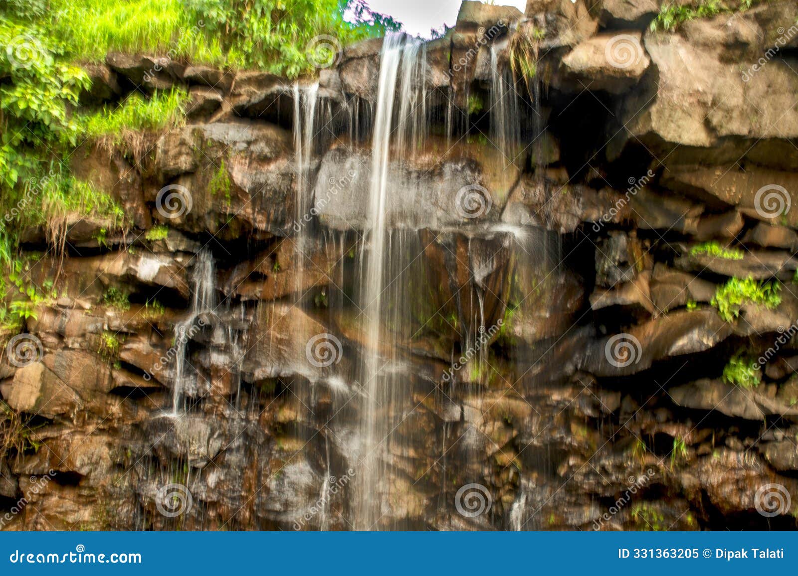Elegant Waterfall of Tamhini Ghat. Stock Image - Image of elegant, rock ...