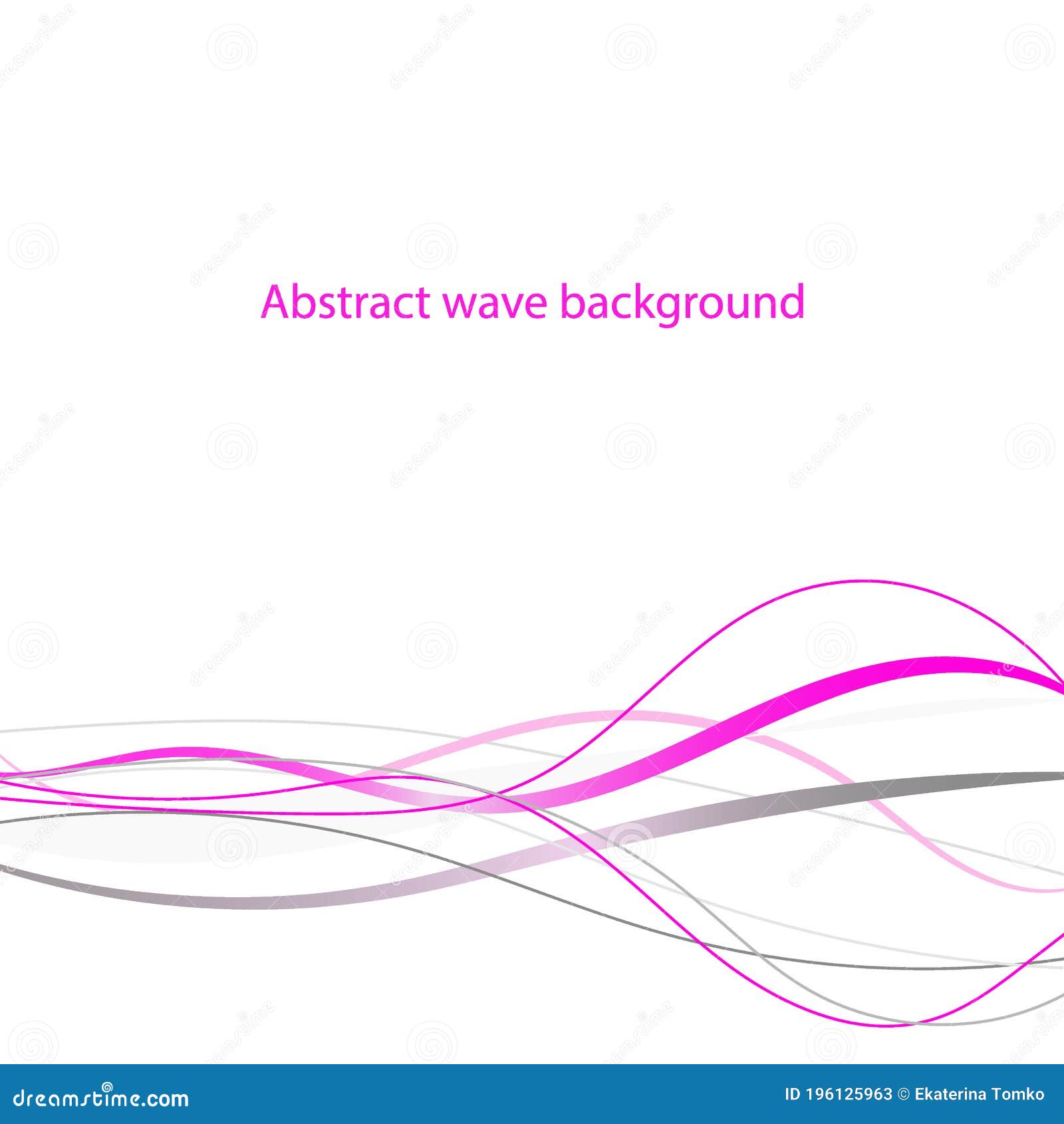 Elegant Wave Design Template. Abstract Vector Business Background. Eps ...