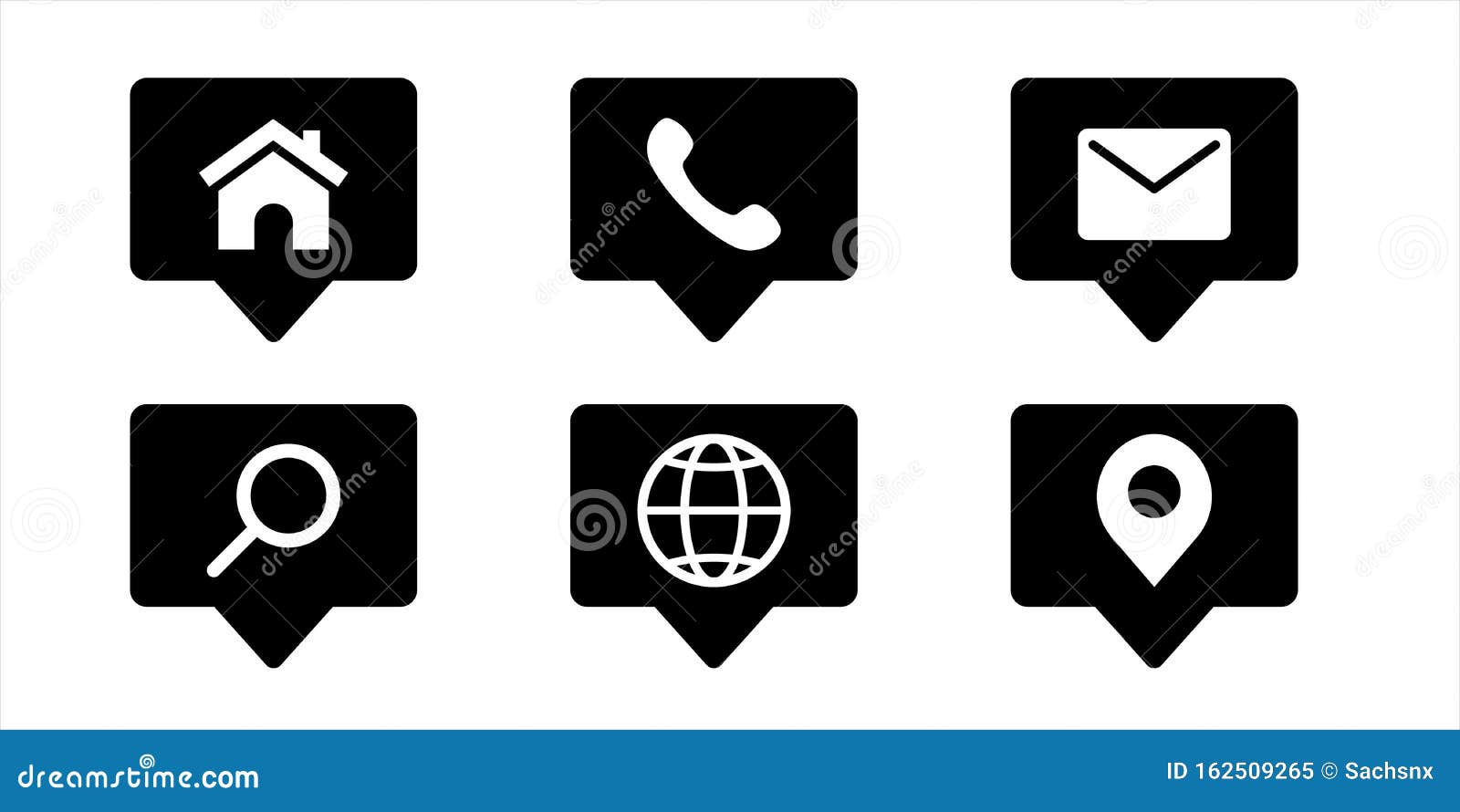 Elegant Web Icons Set for Web and Mobile User Interface Stock Vector ...