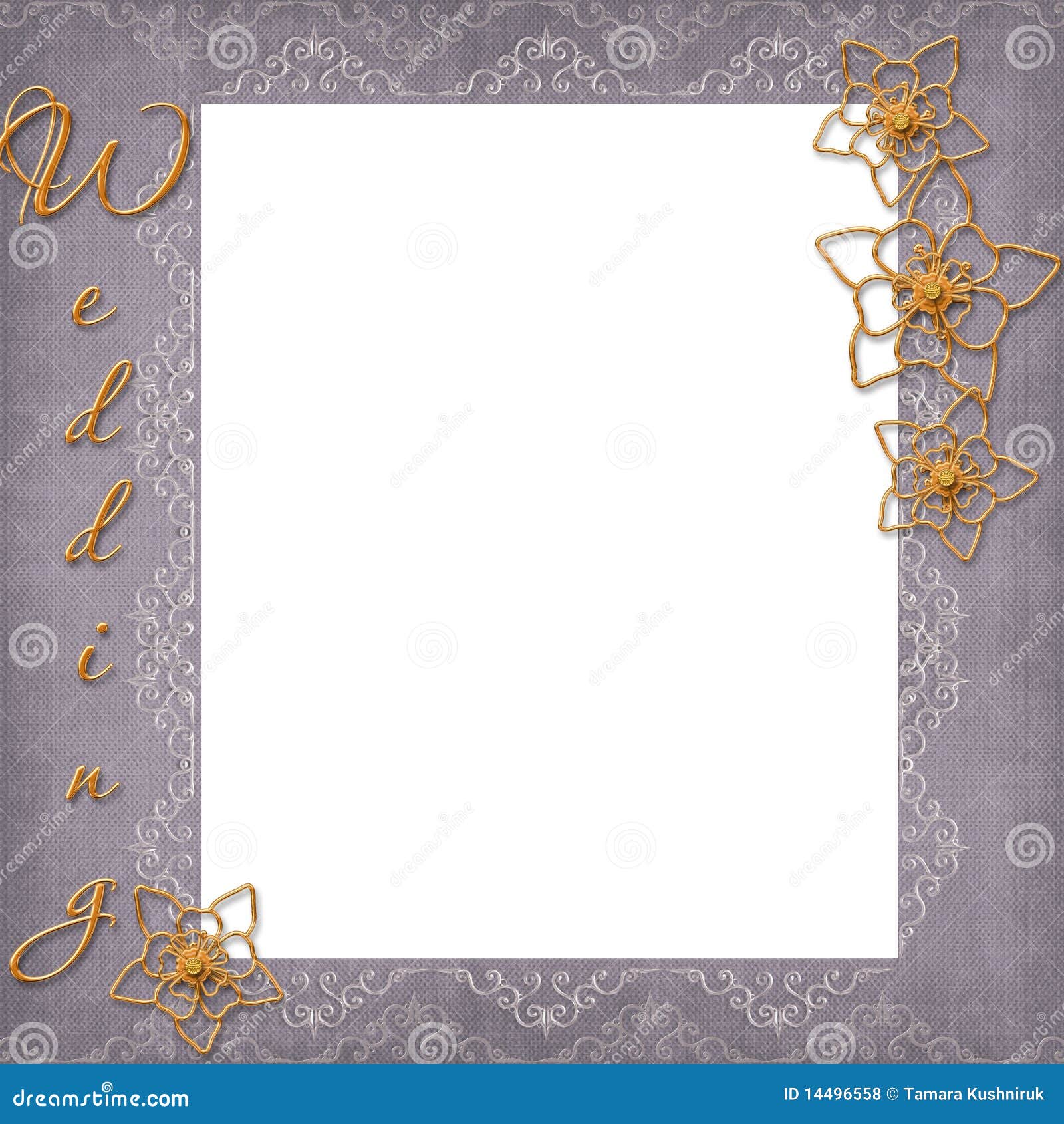 Elegant Wedding Frame stock illustration. Illustration of vintage ...