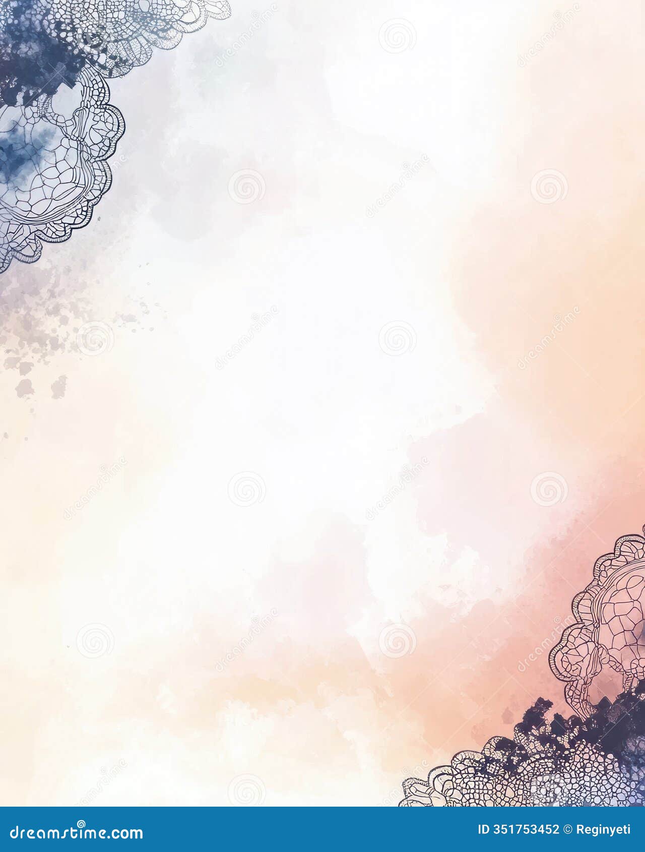 Elegant Wedding Program Design with Minimalist Flat Illustration Stock ...