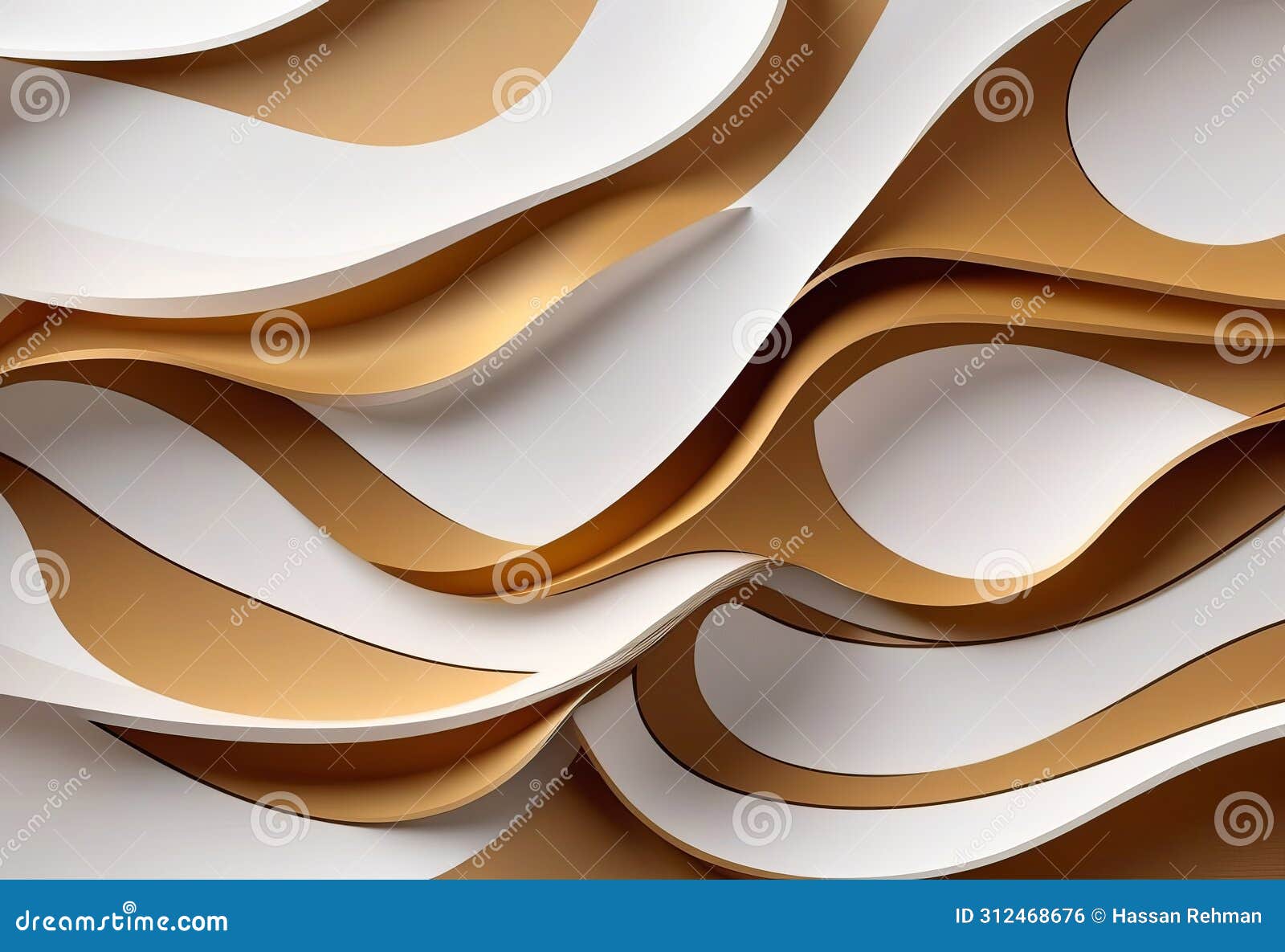 Elegant White Overlap Brown Shade Background with Line Stock ...