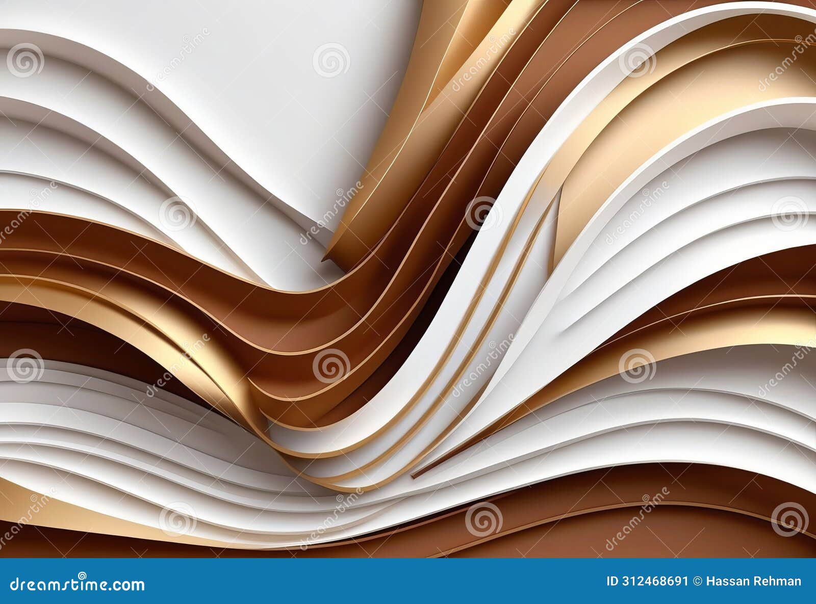 Elegant White Overlap Brown Shade Background with Line Stock ...
