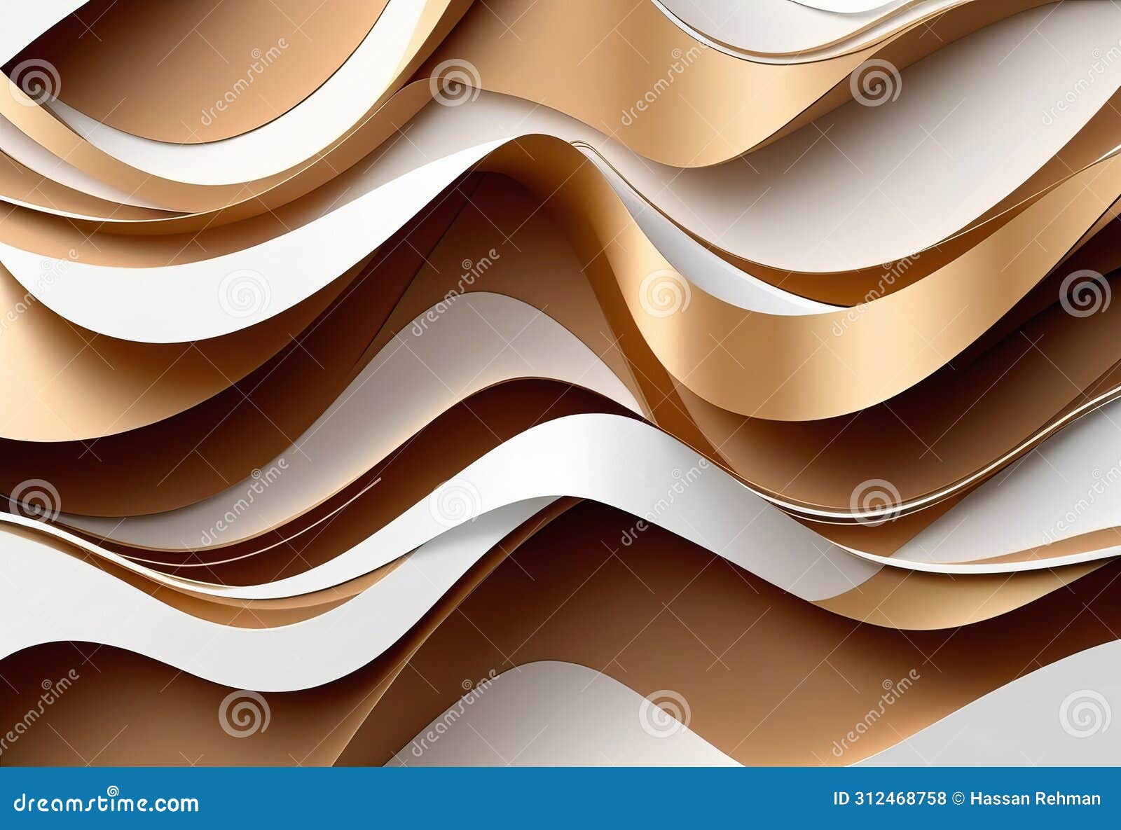 Elegant White Overlap Brown Shade Background with Line Stock ...