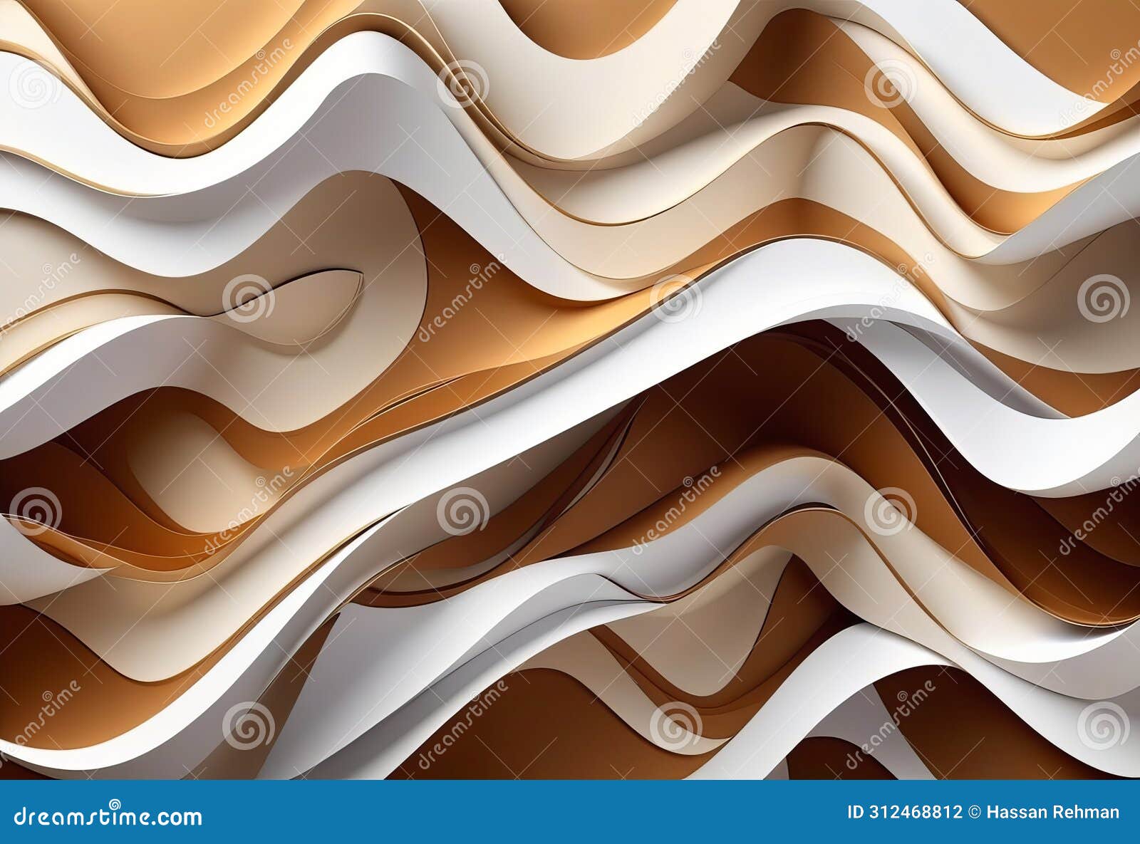 Elegant White Overlap Brown Shade Background with Line Stock ...