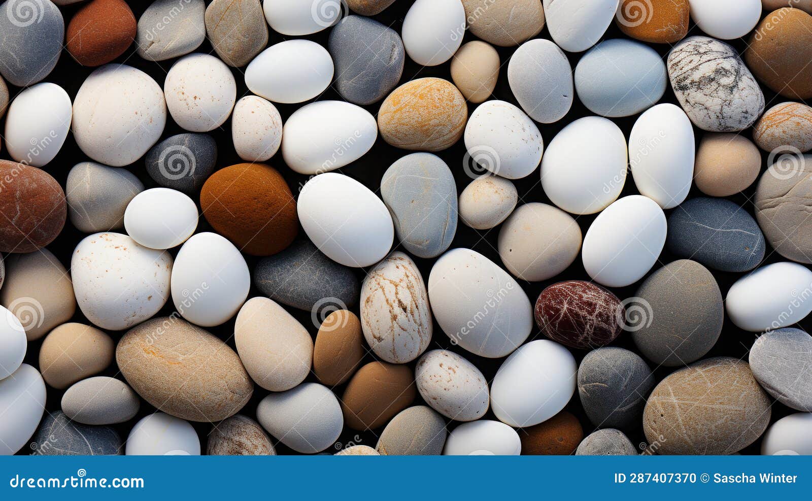 Elegant White Pebble Texture Stock Photo - Image of tranquility ...