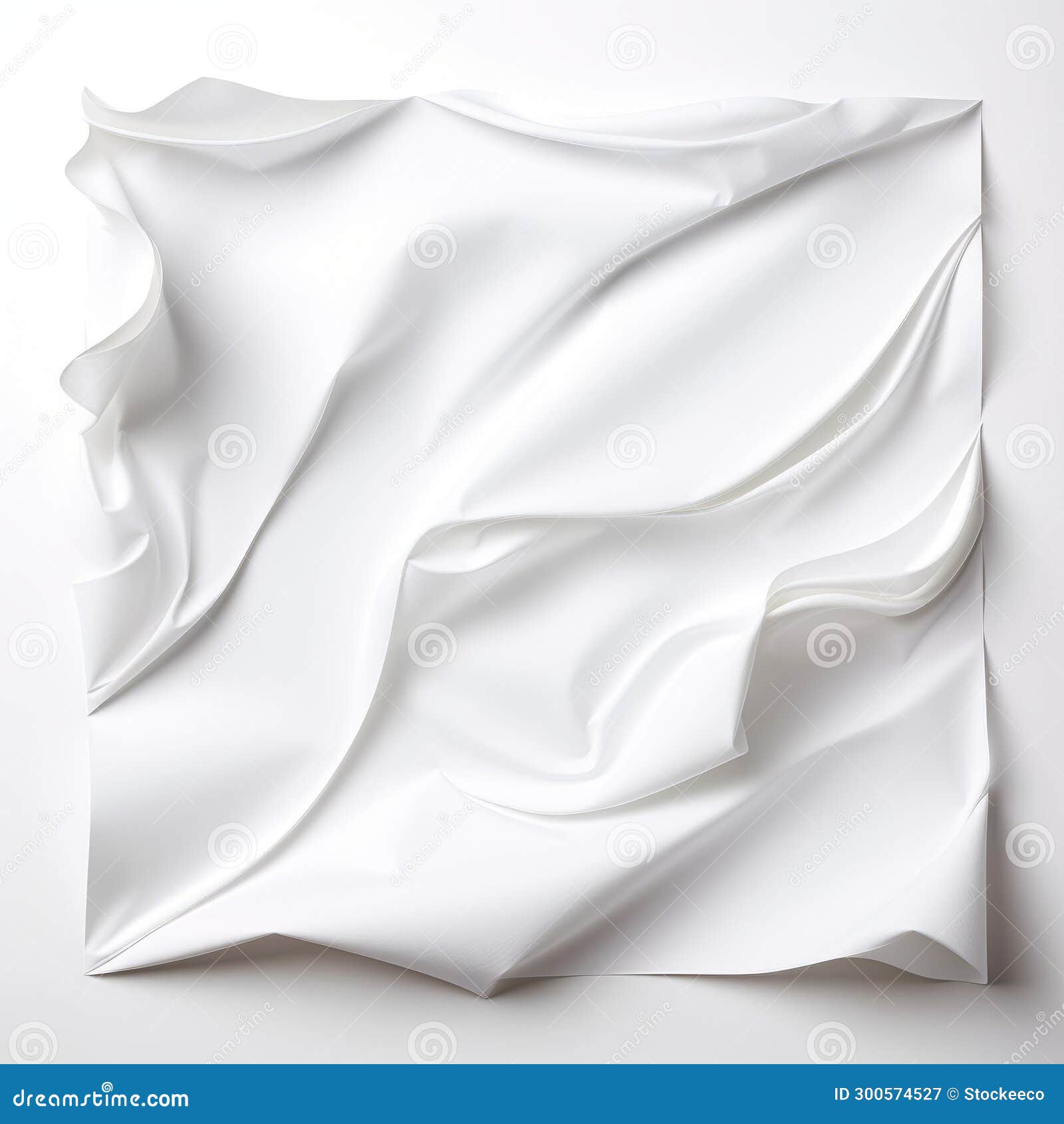 Elegant White Rectangular Cloth Wall Piece - Surrealistic Distortions ...