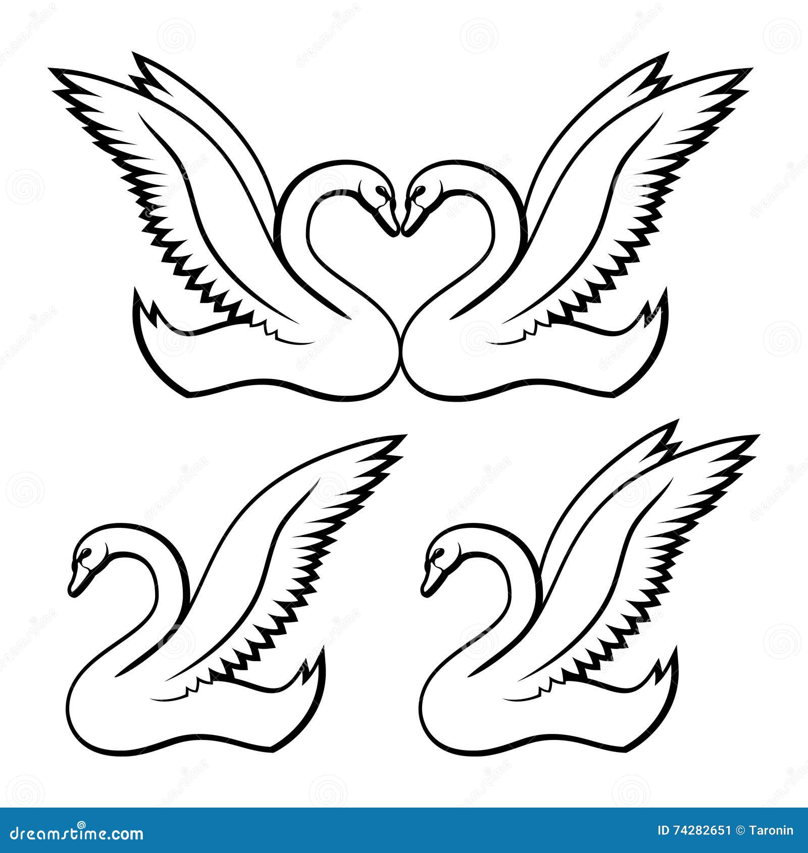 Swans Signs Stock Illustrations – 63 Swans Signs Stock Illustrations ...